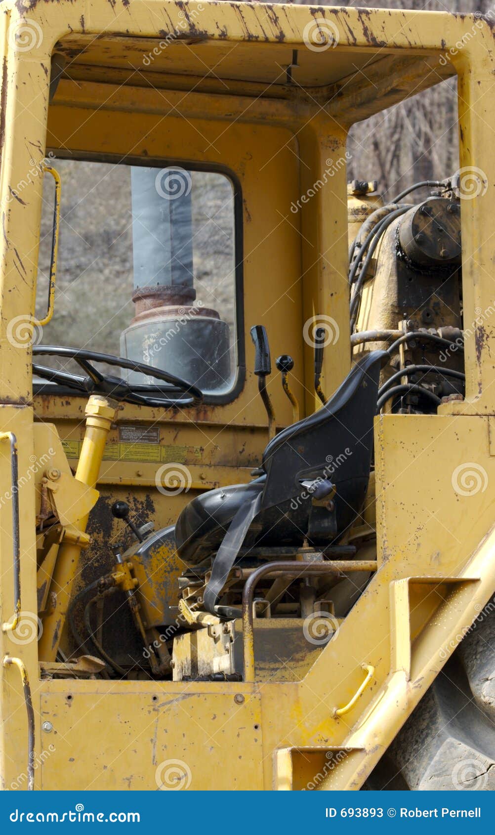 Scraper stock image. Image of ground, construction, backhoe - 693893