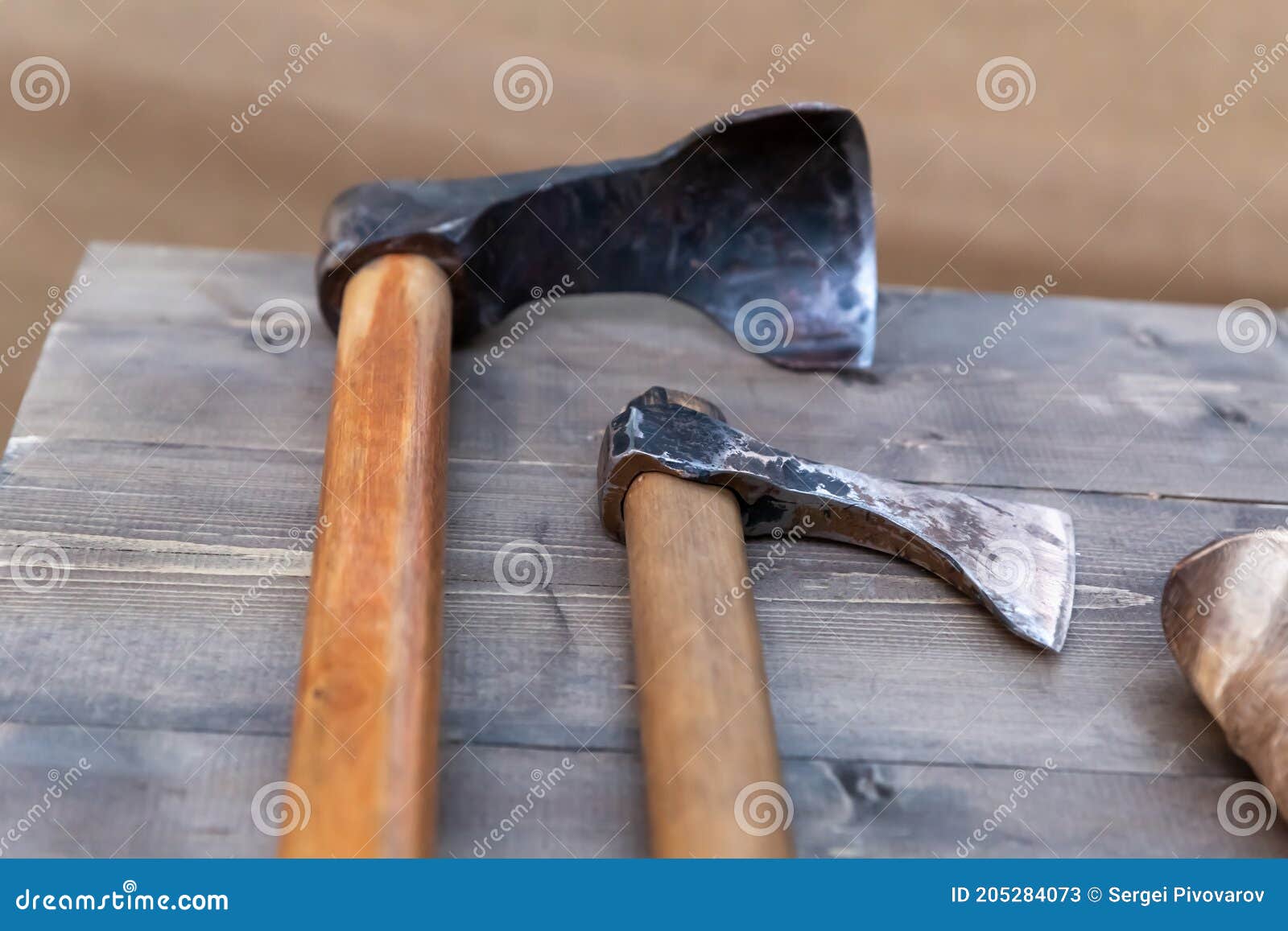 Scraper Ax for Bark Removal Traditional Builder Tools Stock Image ...