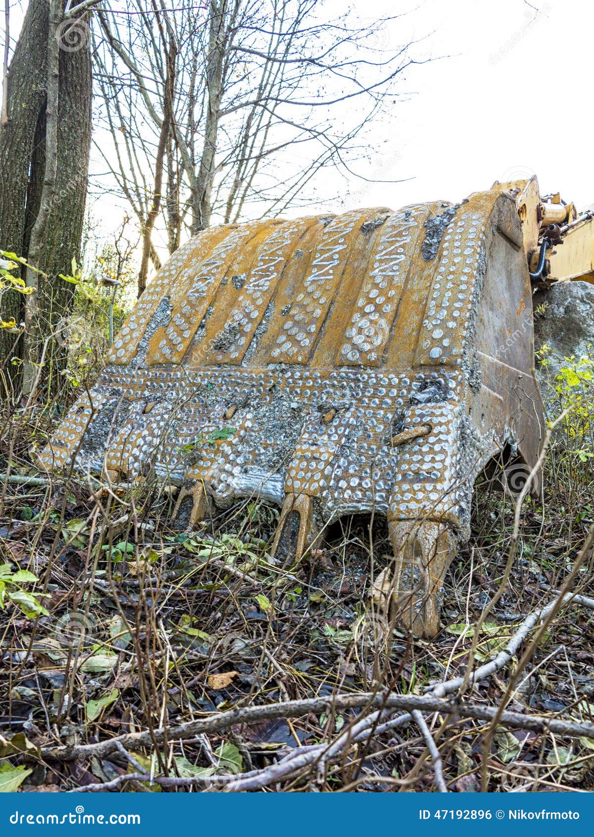 Scraper bucket stock photo. Image of nature, rural, farm - 47192896