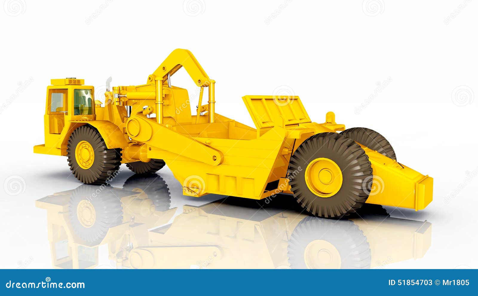 Scraper stock illustration. Illustration of transportation - 51854703