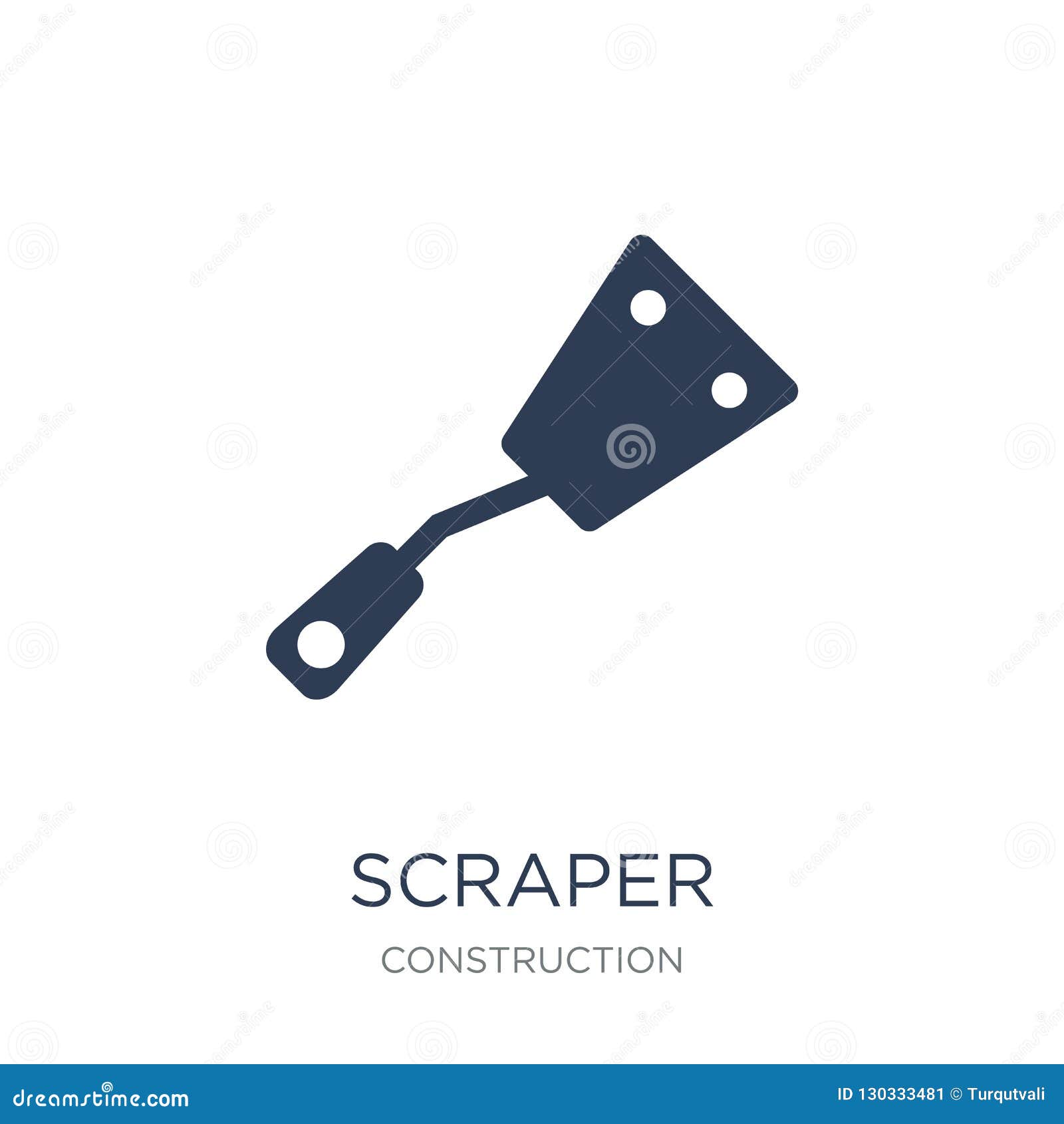 Scraper Icon. Trendy Flat Vector Scraper Icon on White Background from ...