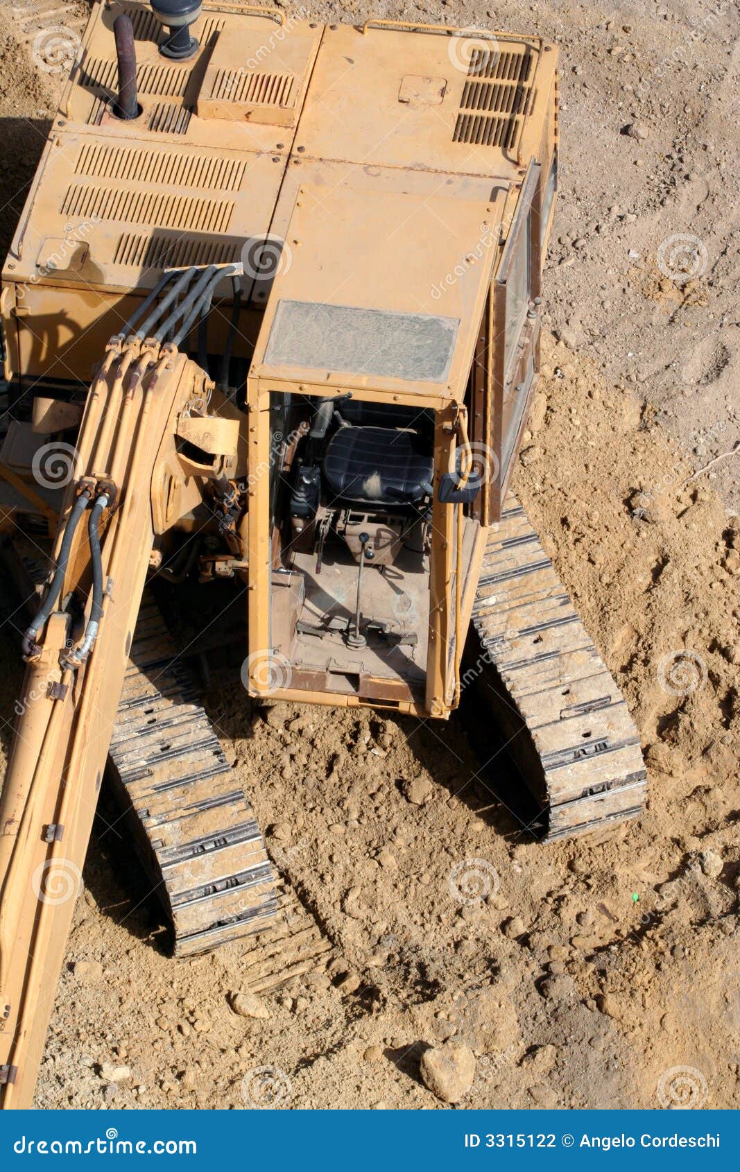 Scraper Machine stock photo. Image of labour, hollow, crane - 3315122
