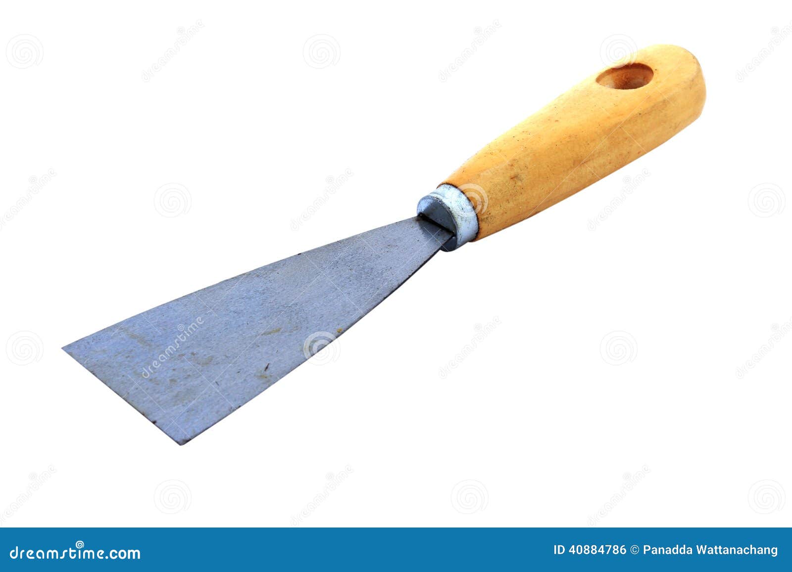 Scraper with wood handle stock photo. Image of handle - 40884786
