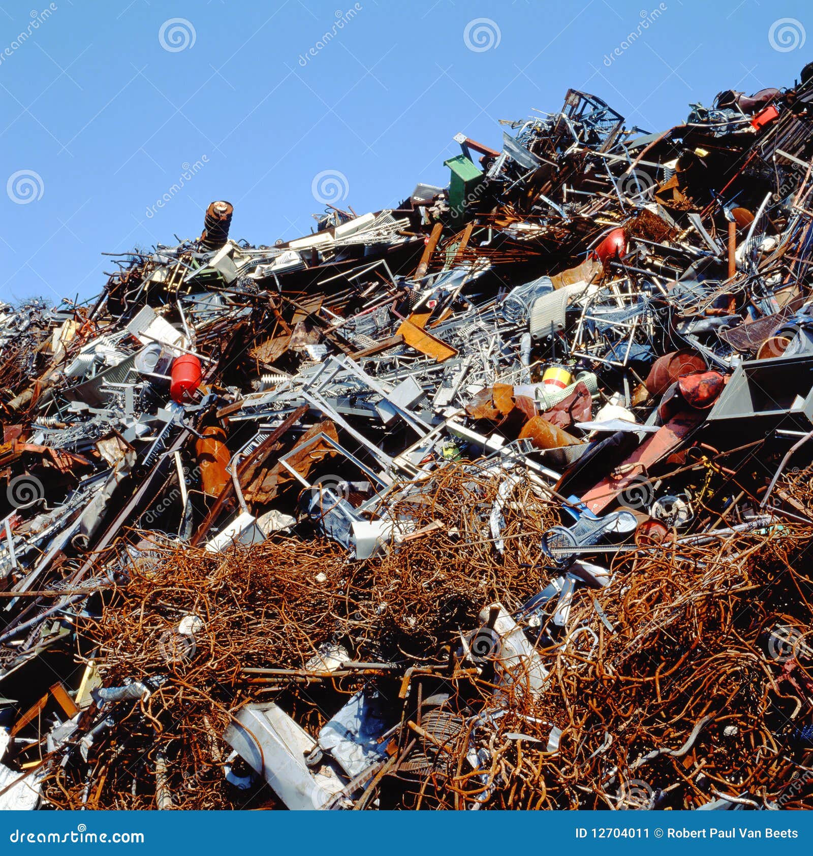 Scrapheap stock image. Image of recycling, clear, destruction - 12704011