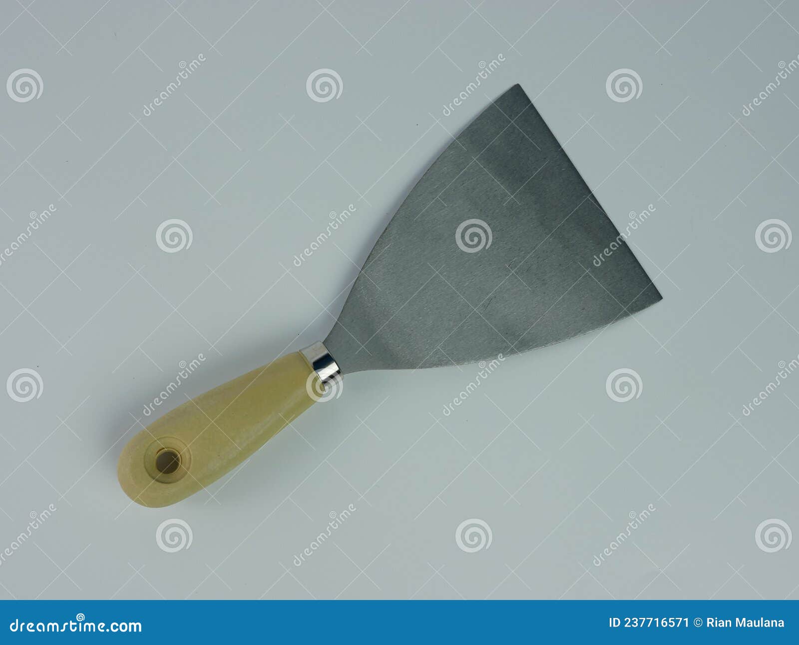 Scrapper or Putty Knife Tool Isolated on White Background Stock Image ...