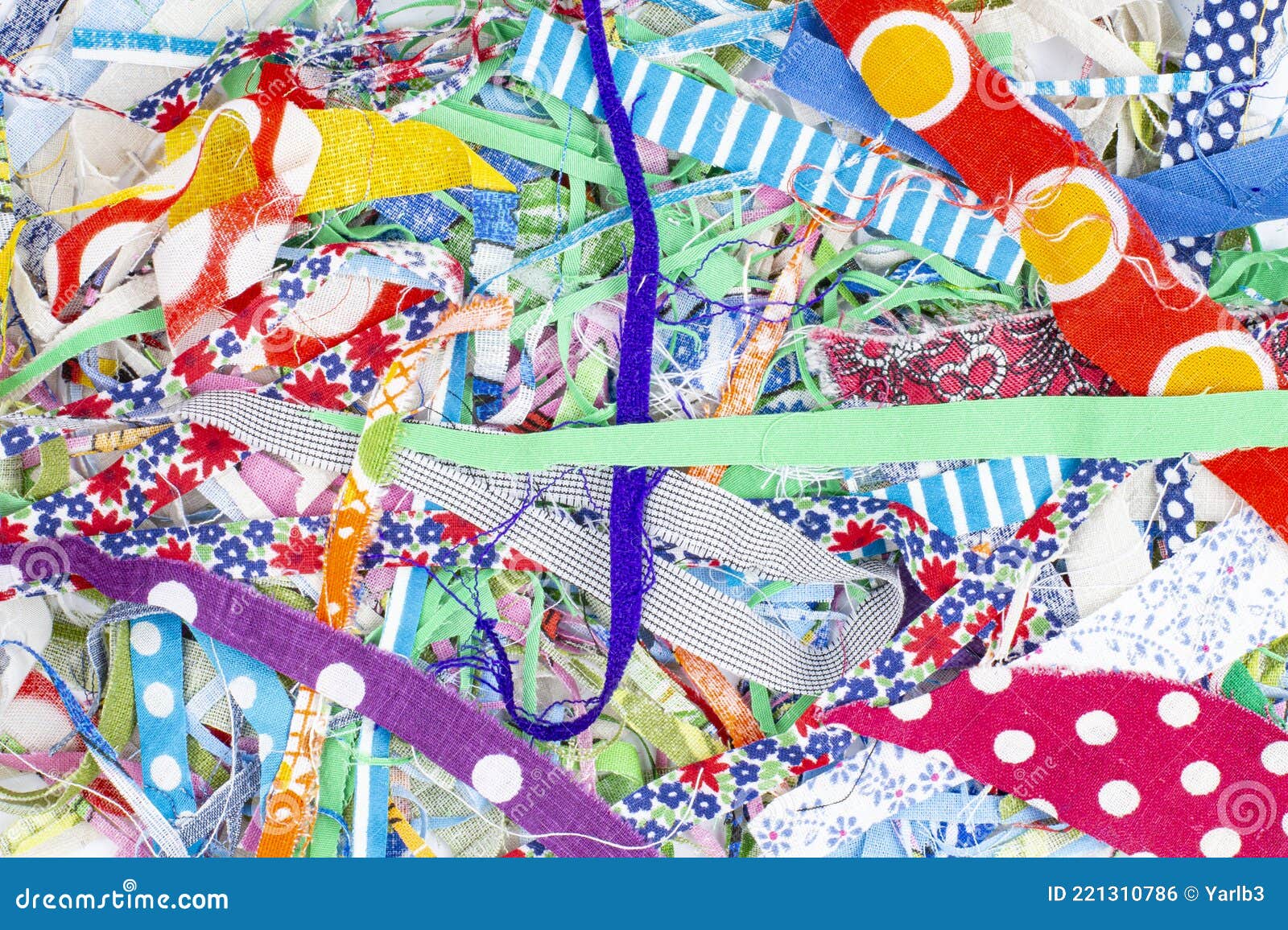 Scraps of Fabrics for Home Art or Creativity, Texture of Rags As a ...