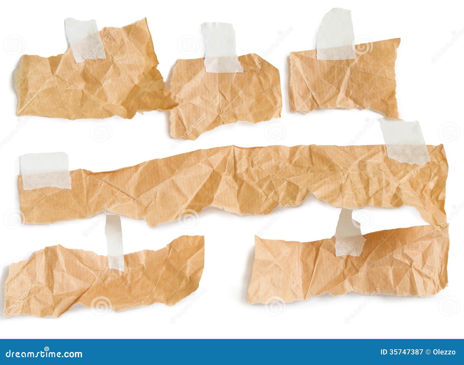 Scraps of paper stock image. Image of oldfashioned, group - 35747387