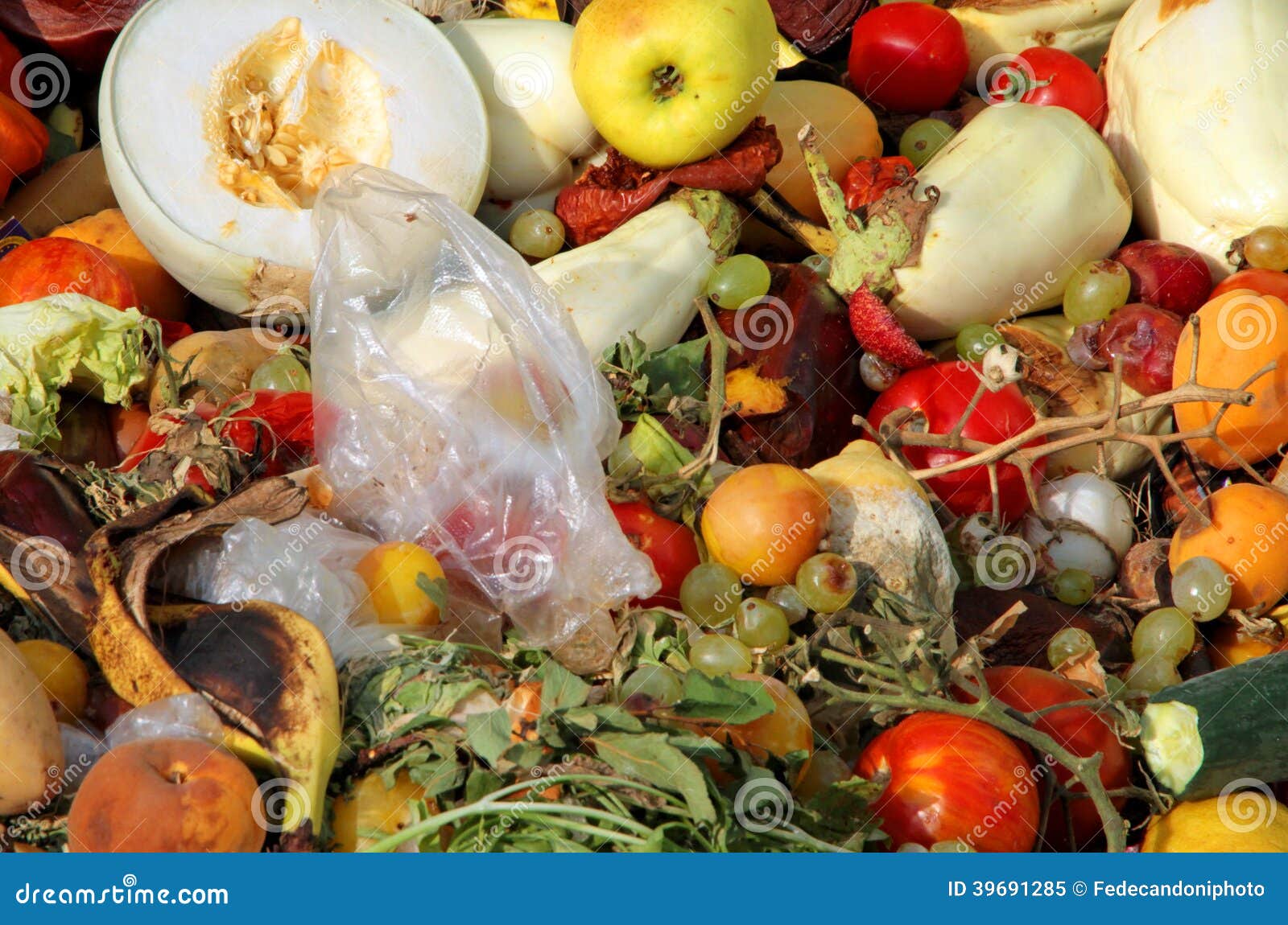 Scraps of Rotten Fruit and Vegetables Stock Image - Image of decomposed ...