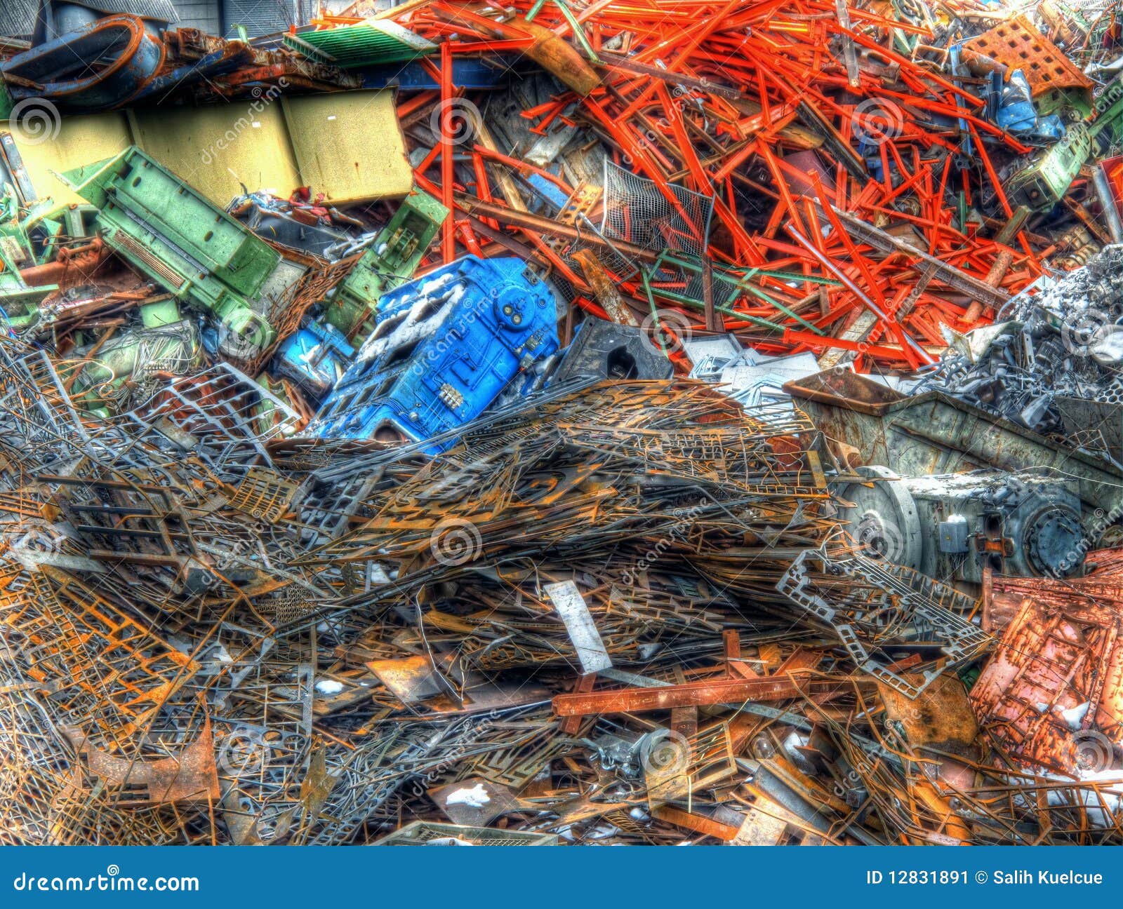 Scrapyard stock image. Image of scrap, waste, sanitation - 12831891