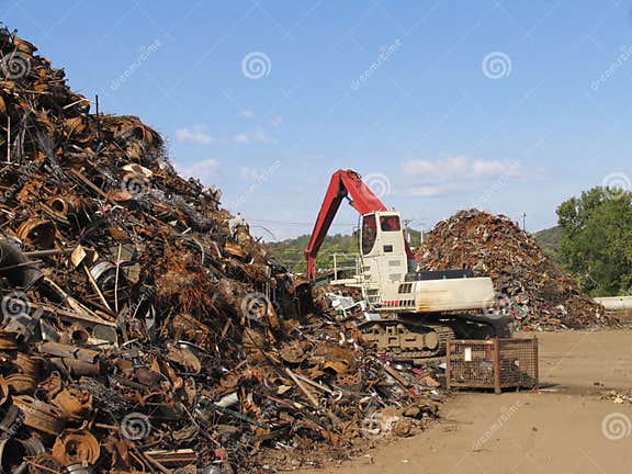 Scrapyard scene stock image. Image of plastic, heap, reuse - 1898015