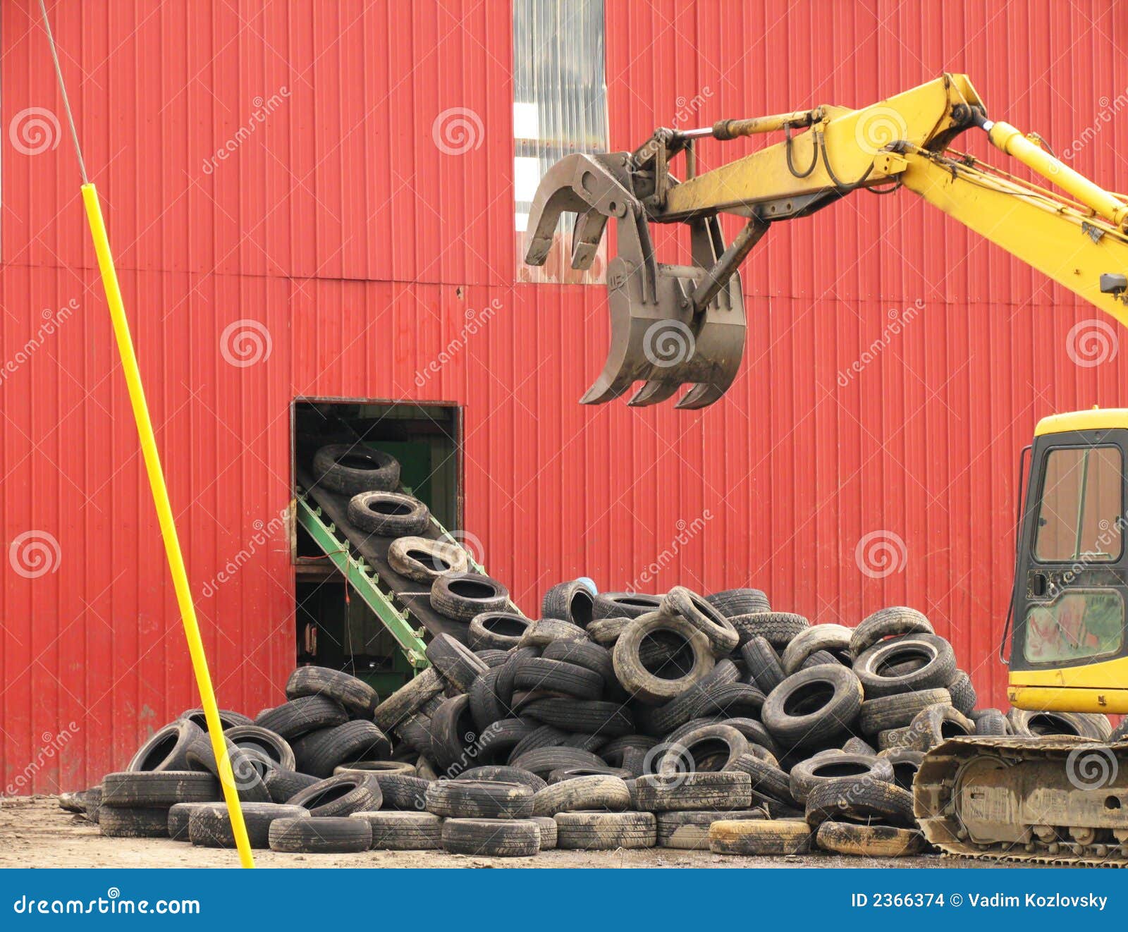 Scrapyard scenery stock photo. Image of material, ecological - 2366374