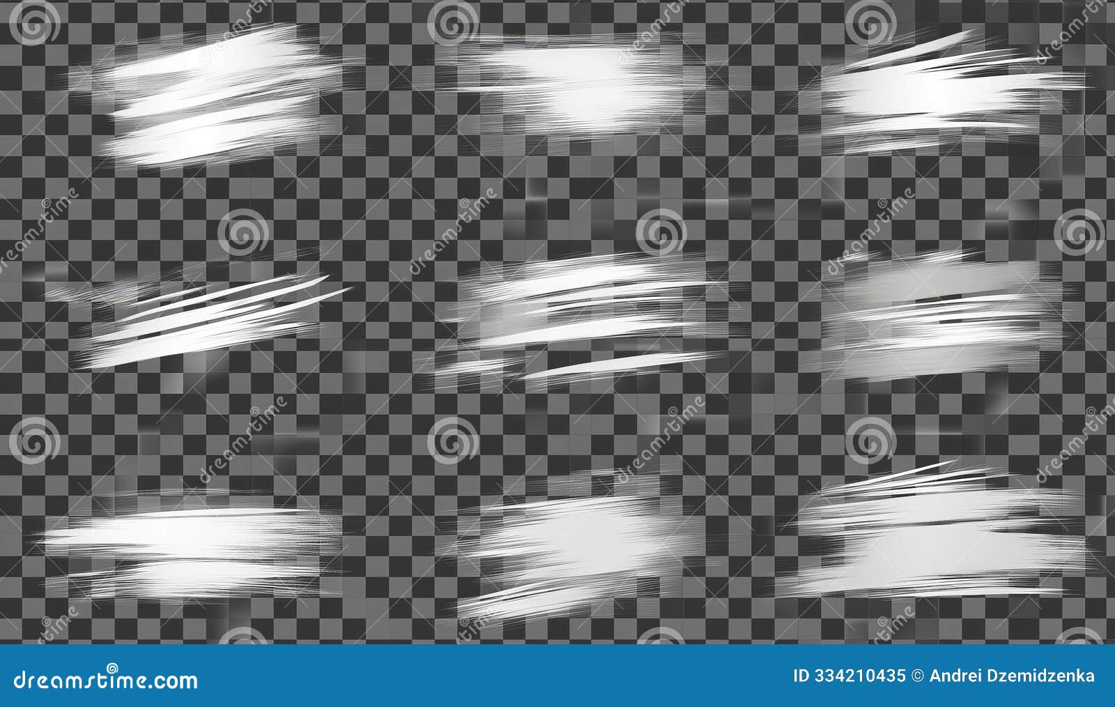 Scratch Card Elements Set on Transparent Background Stock Illustration ...