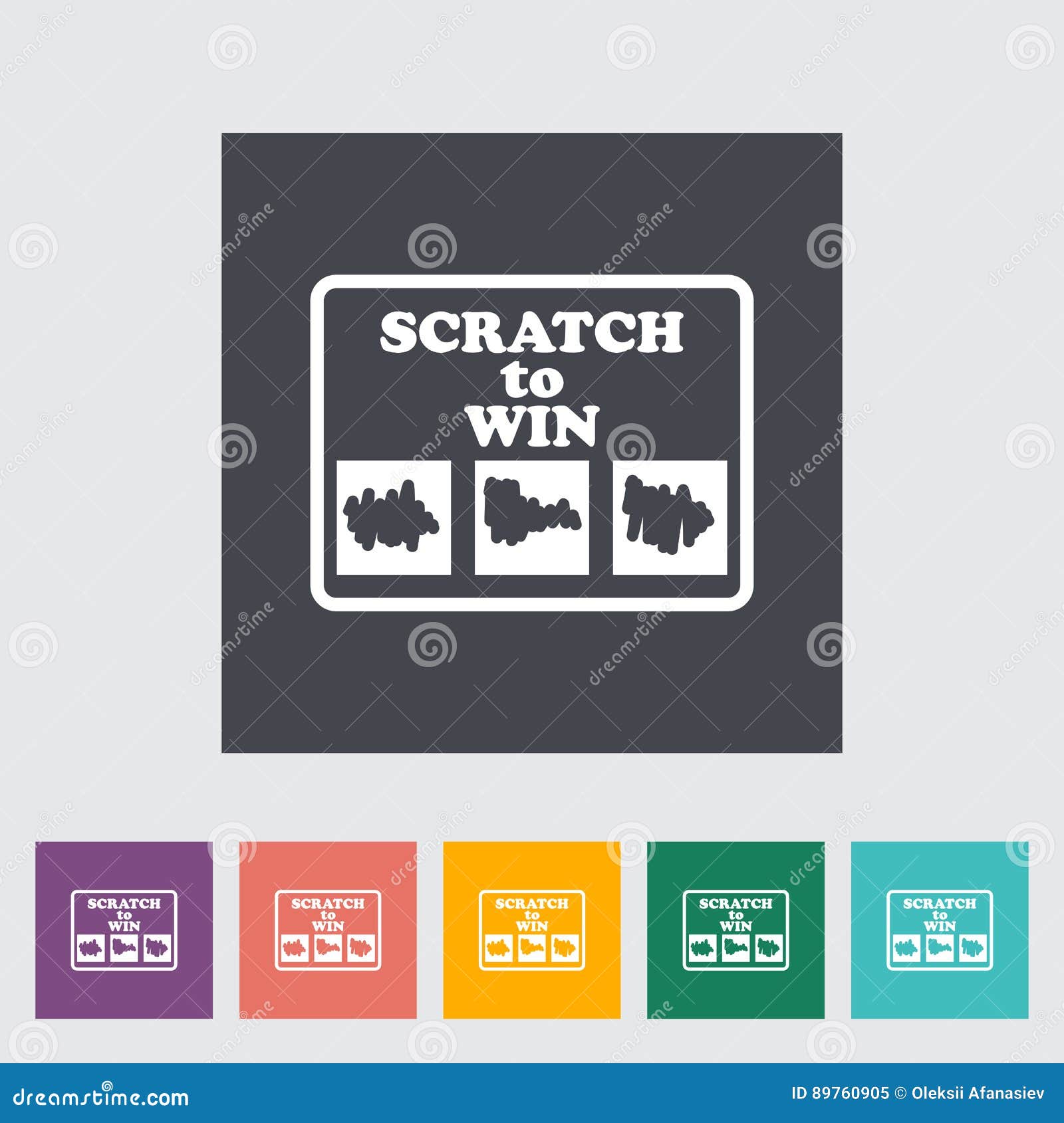 Scratch card stock vector. Illustration of cash, abstract - 89760905