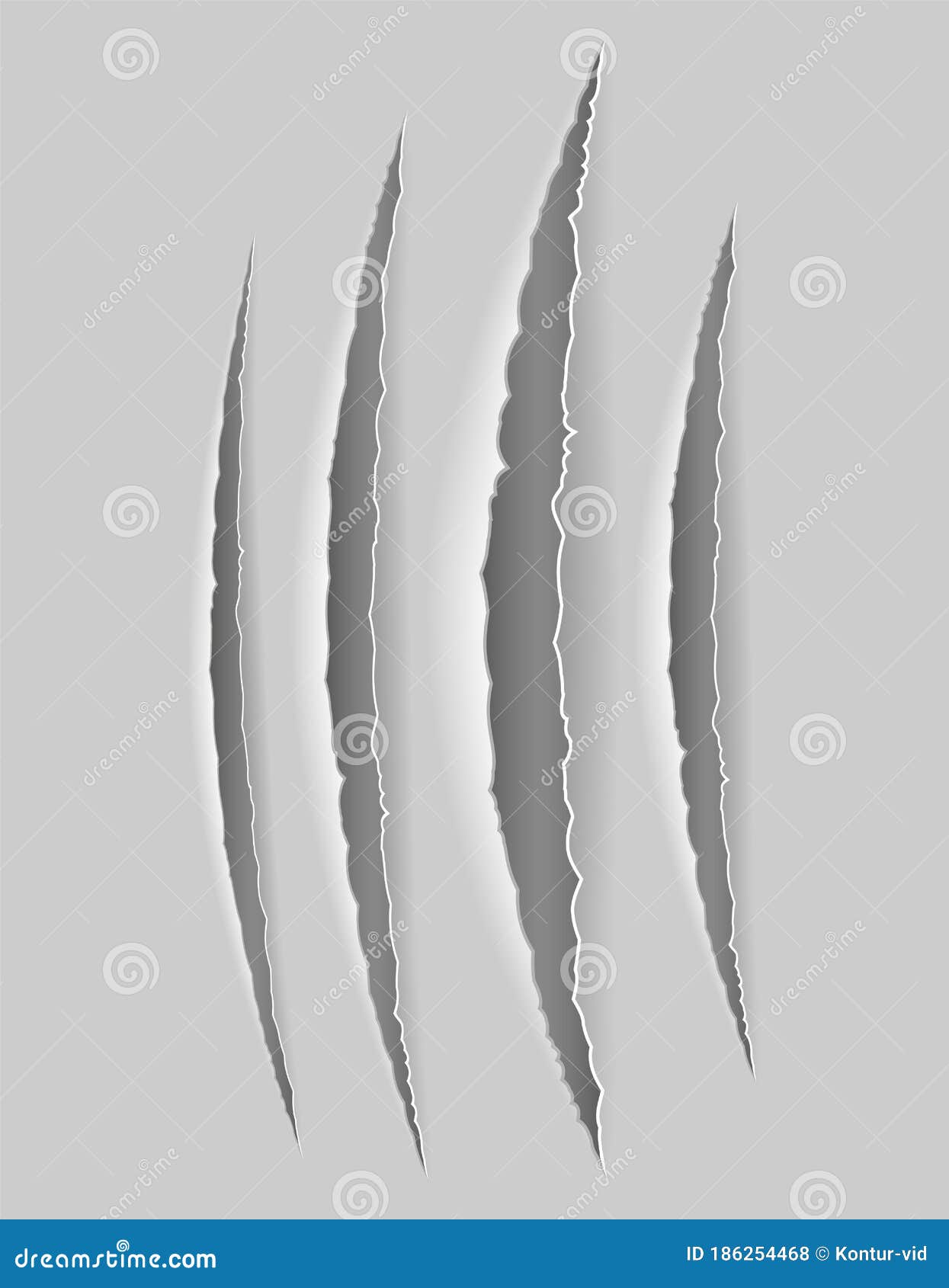 Scratch Of Claw Of Tiger. Slash Of Mark From Claw Of Bear, Lion And Cat ...