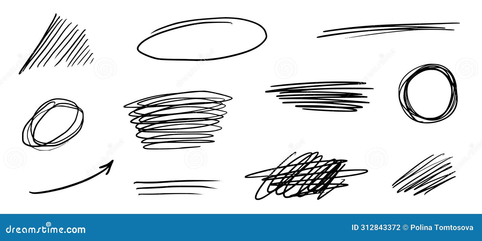 Scratch Pen Line Scribble Pencil Vector. Scratch Texture, Pen Line ...