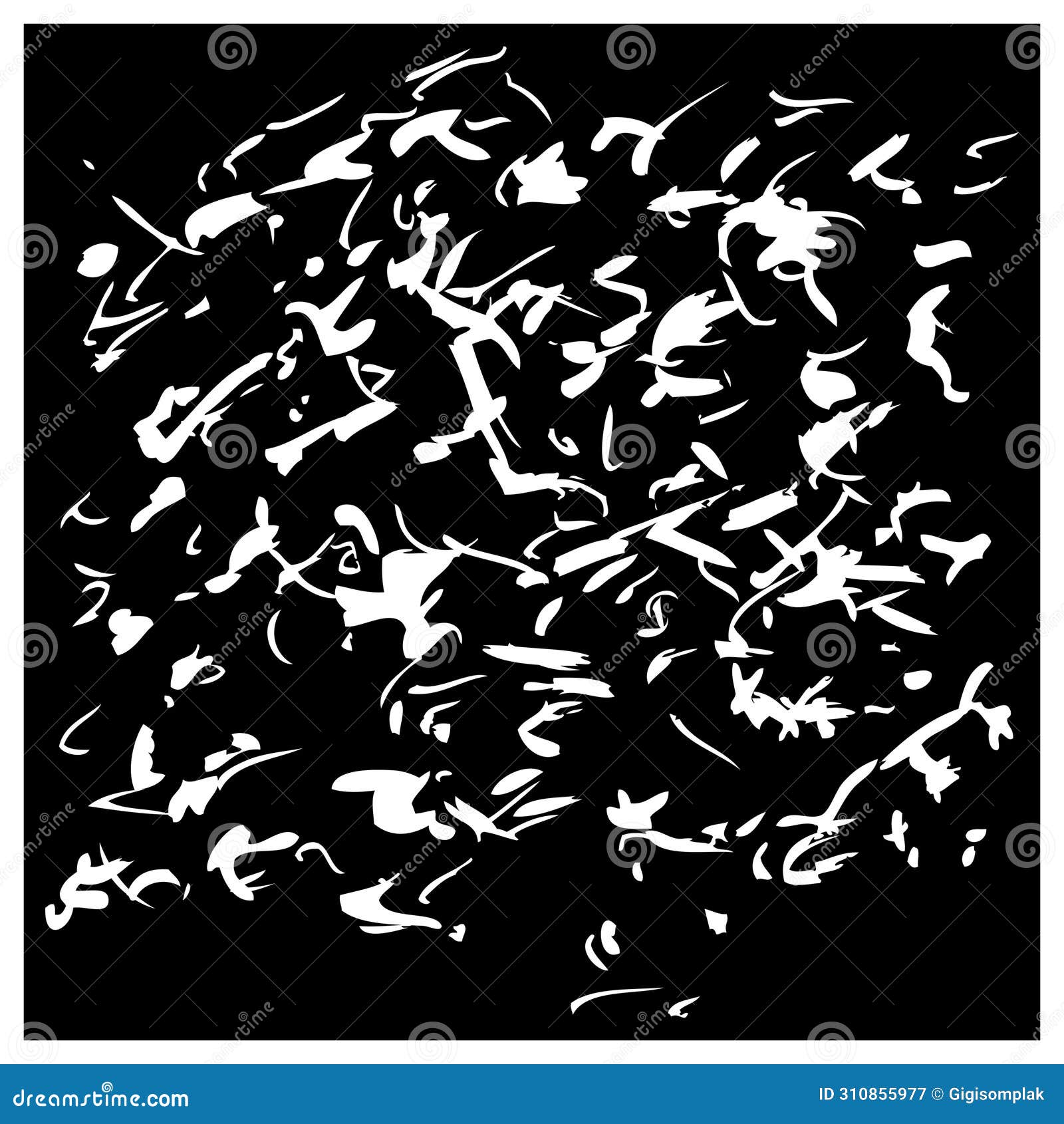 Scratch, Simple Vector Hand Draw Sketch at Black Background Stock ...