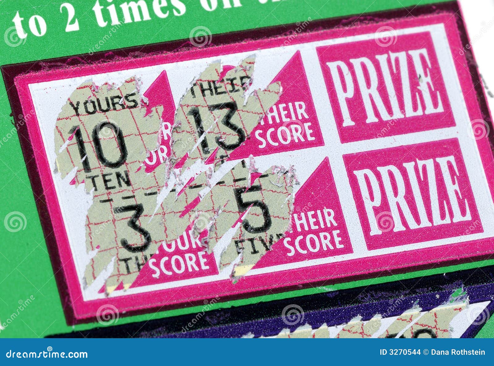 Scratch Ticket stock photo. Image of lottery, addiction - 3270544