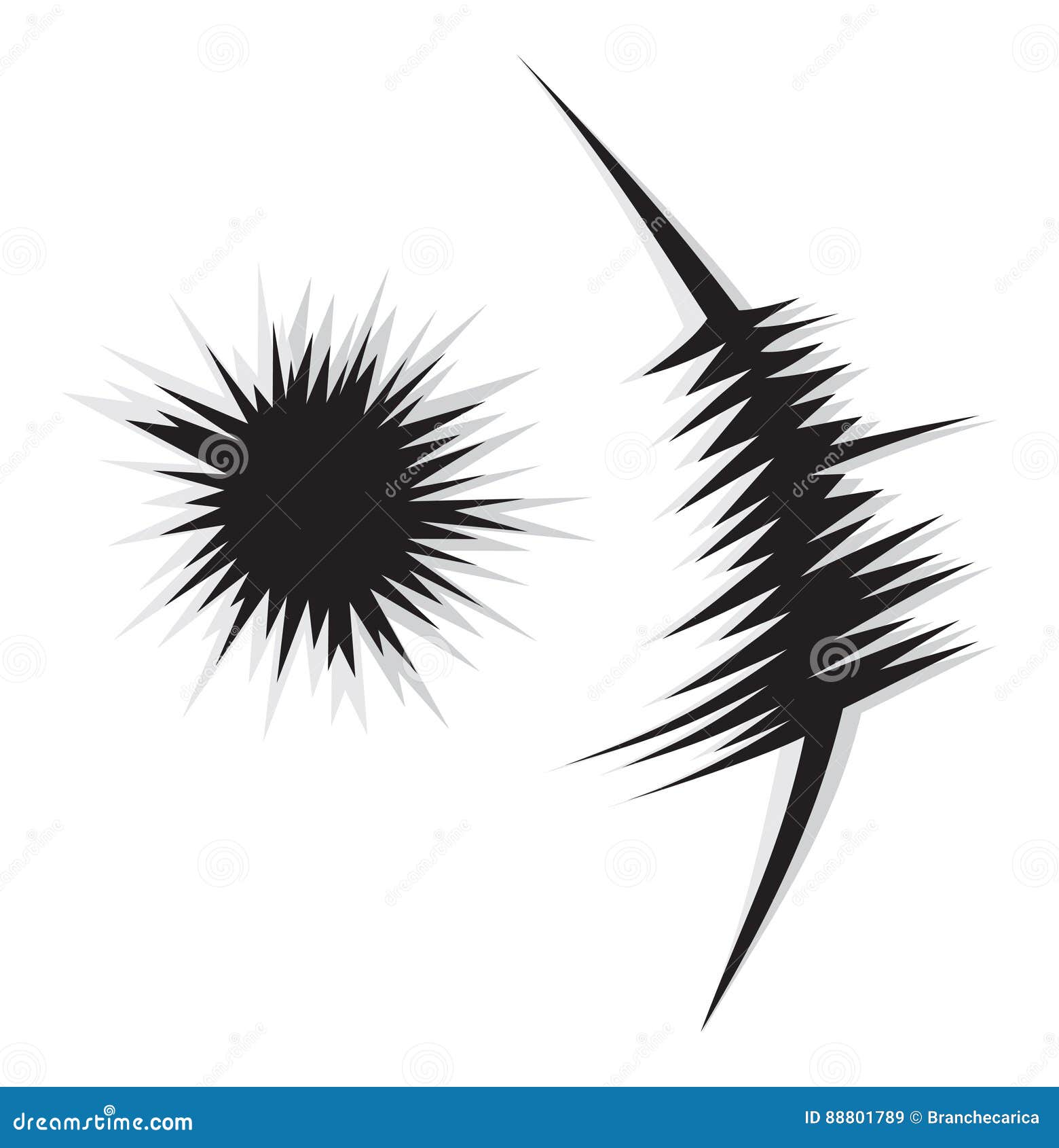 Scratch stock vector. Illustration of mark, edge, slash - 88801789