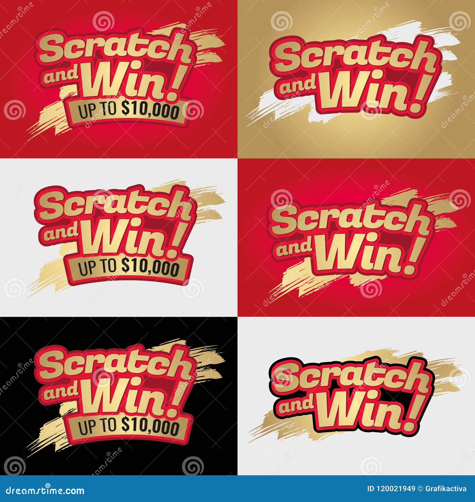 Scratch and Win Letters. Background Scratching Effect. for Tickets ...