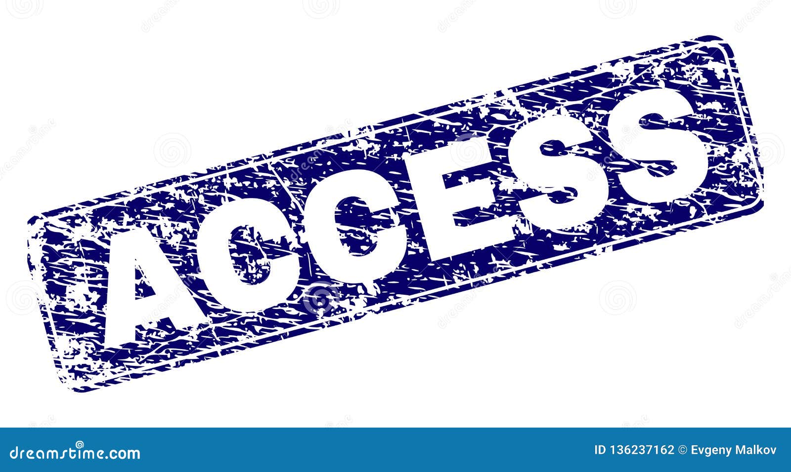 Scratched ACCESS Framed Rounded Rectangle Stamp Stock Vector ...