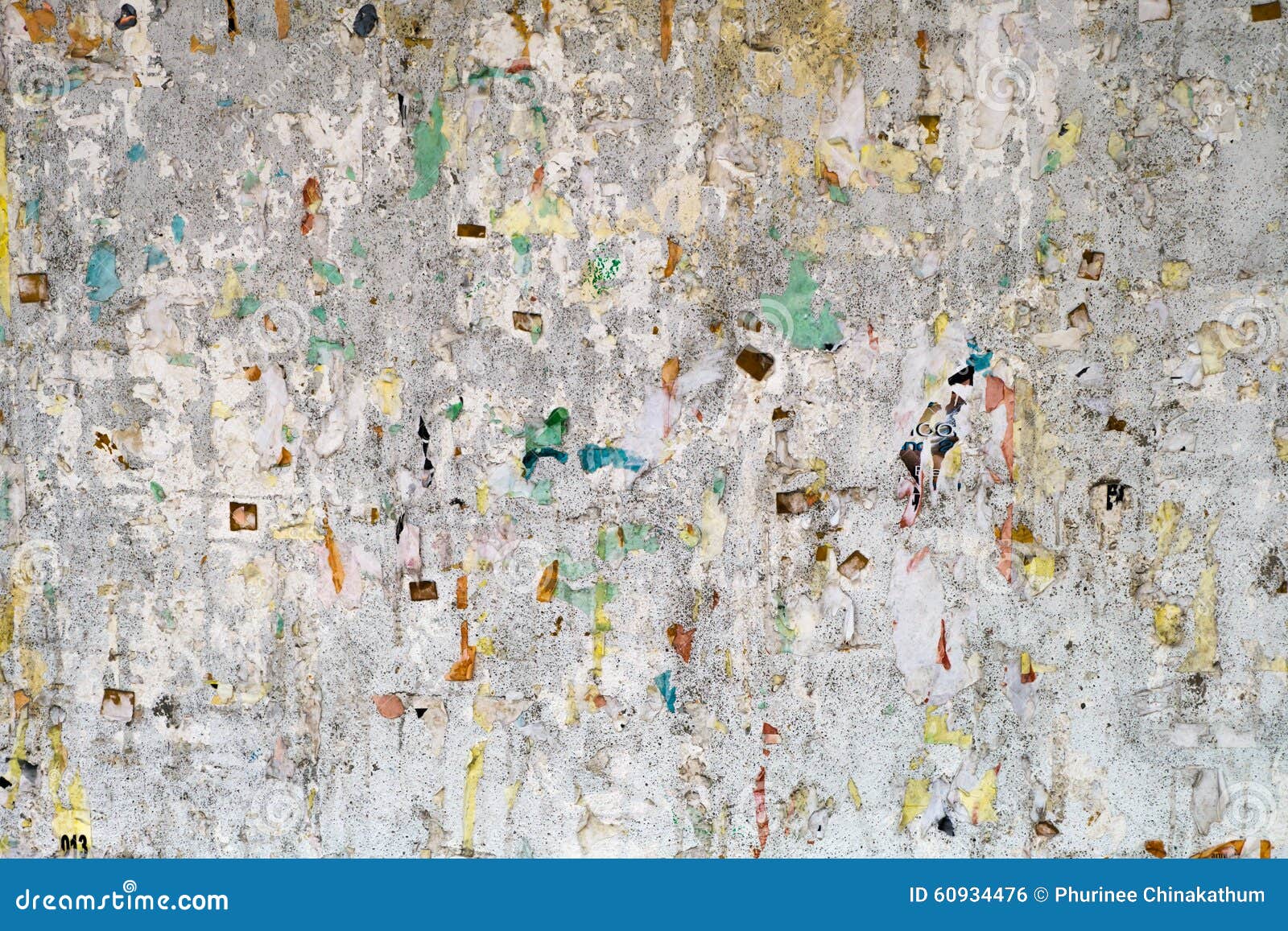 Scratched Advertising Sign. Stock Illustration - Illustration of black ...