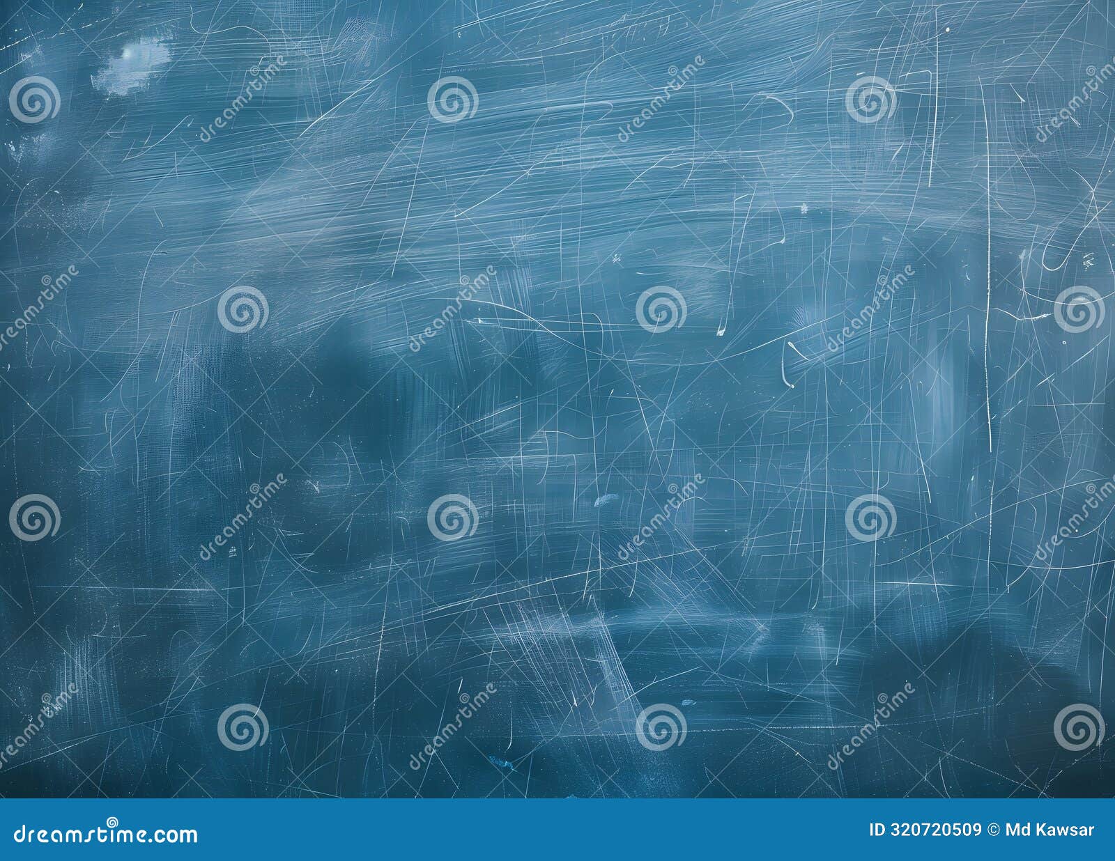 Scratched Blue Chalkboard Texture Background Stock Illustration ...