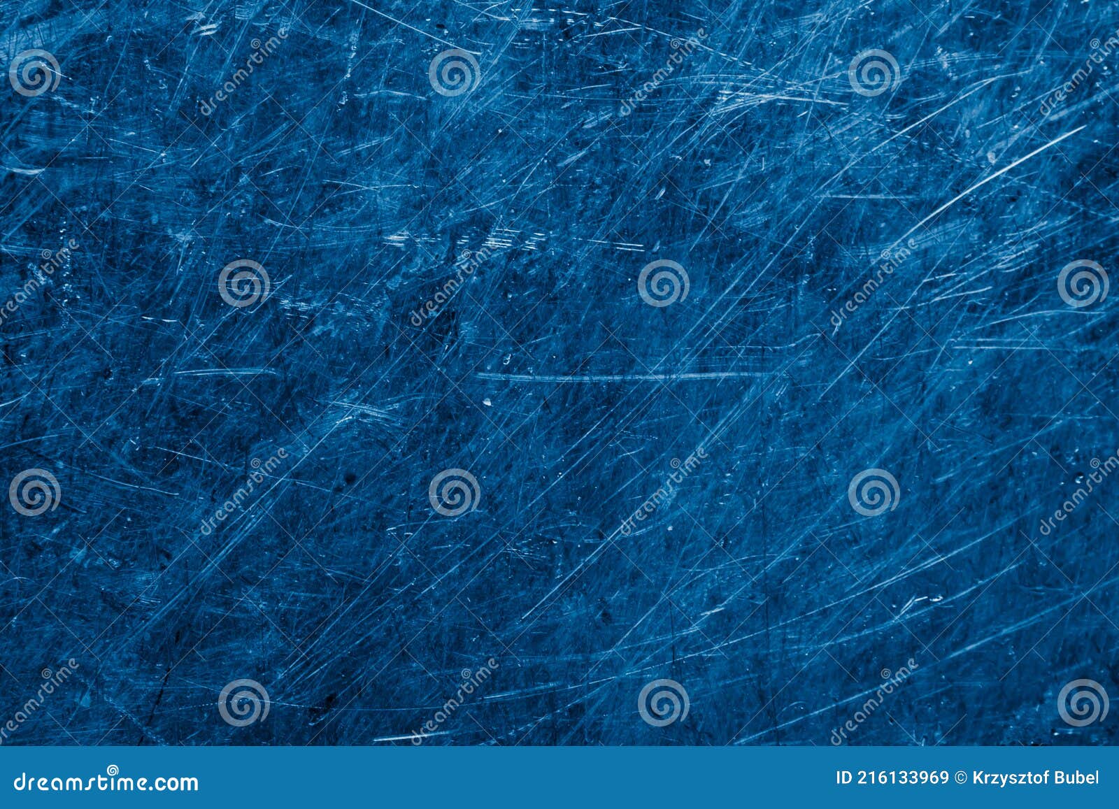 Scratched Blue Metal Sheet with Visible Texture. Background Stock Image ...