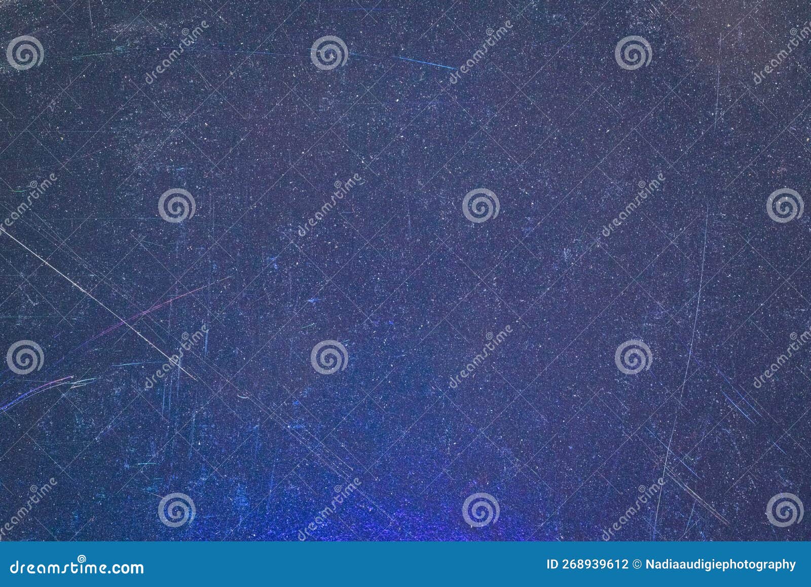 Scratched Blue Reflective Surface Stock Photo - Image of background ...