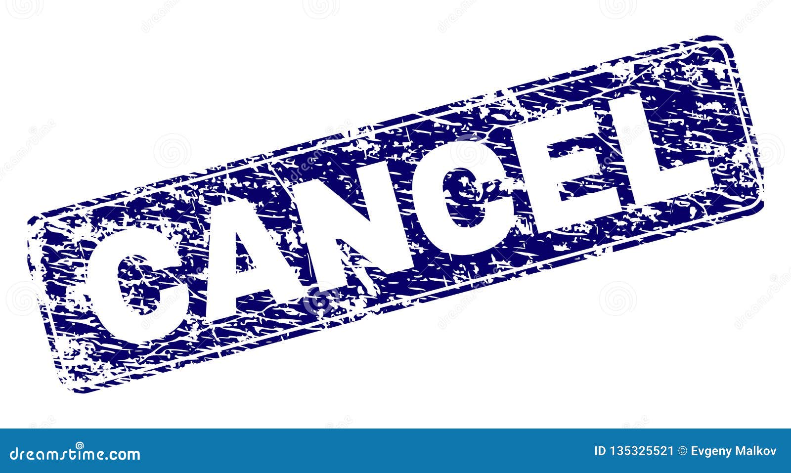 Scratched CANCEL Framed Rounded Rectangle Stamp Stock Vector ...