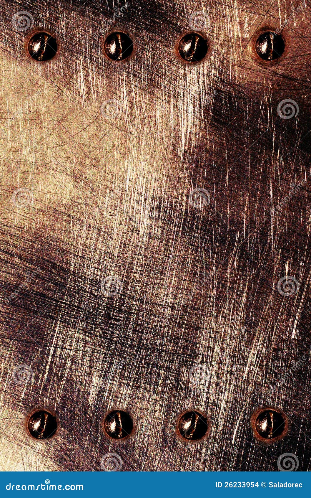 Scratched Colored Metal Plate Stock Photo - Image of dark, aluminum ...