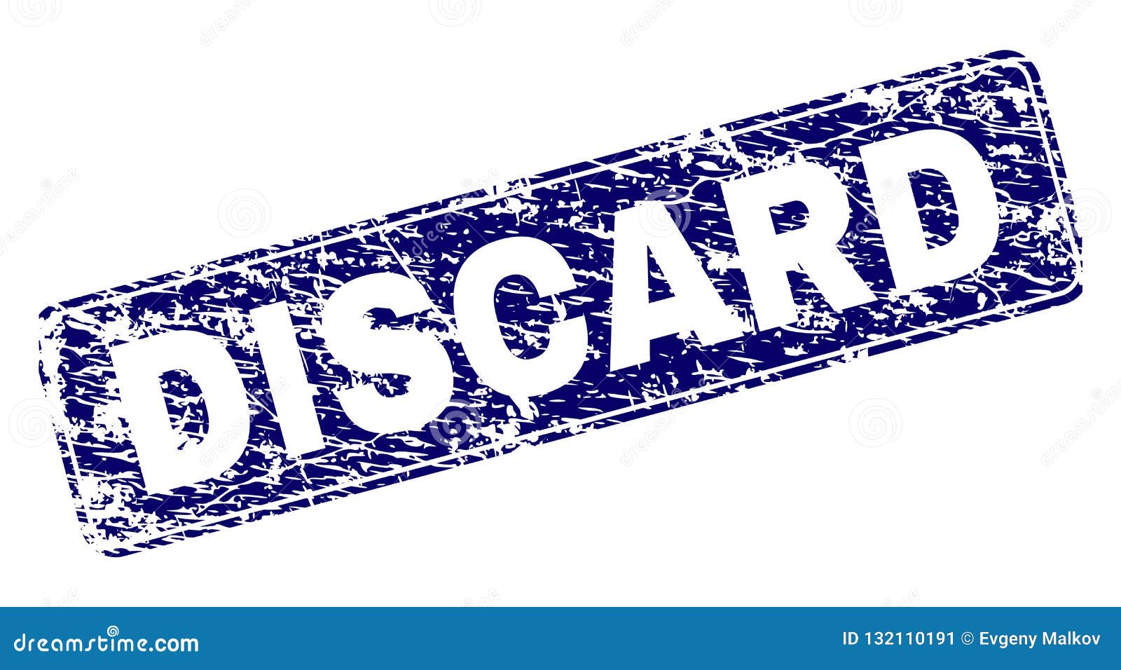 Scratched DISCARD Framed Rounded Rectangle Stamp Stock Vector ...