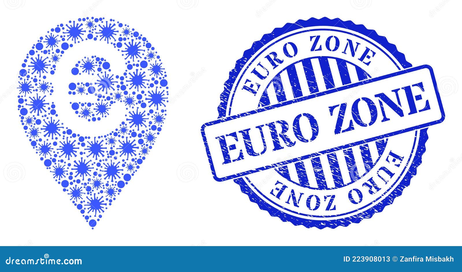 Scratched Euro Zone Seal and Pandemic Euro Map Marker Collage Icon ... Scratched Euro Zone Seal and Pandemic Euro Map Marker Collage Icon ...