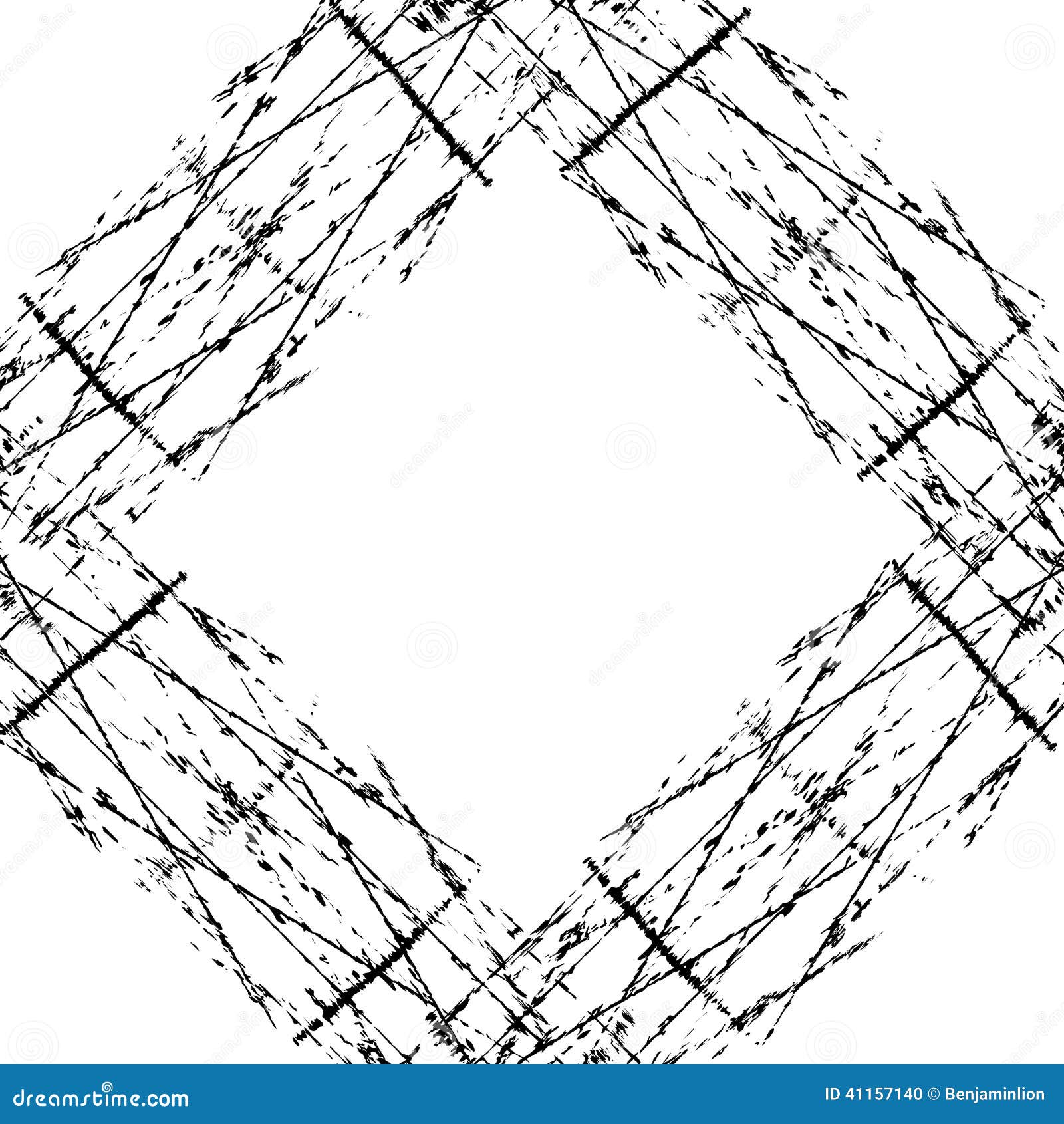 Scratched Frame stock illustration. Illustration of grate - 41157140