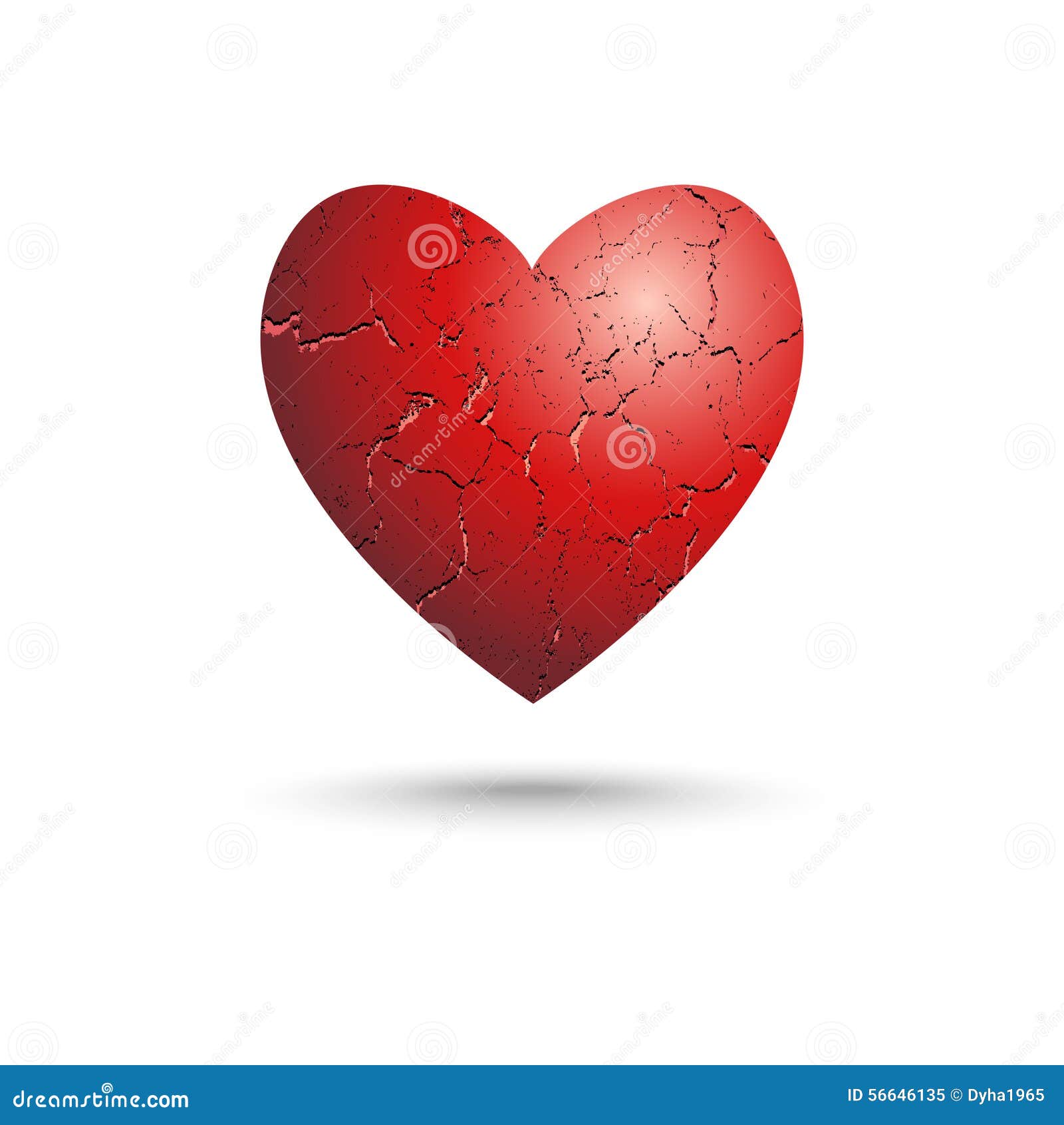 Scratched heart stock vector. Illustration of drawing - 56646135