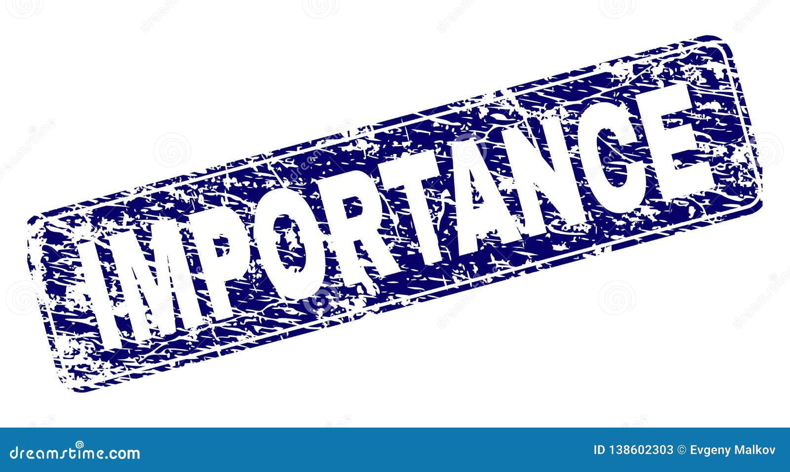 Scratched IMPORTANCE Framed Rounded Rectangle Stamp Stock Vector ...