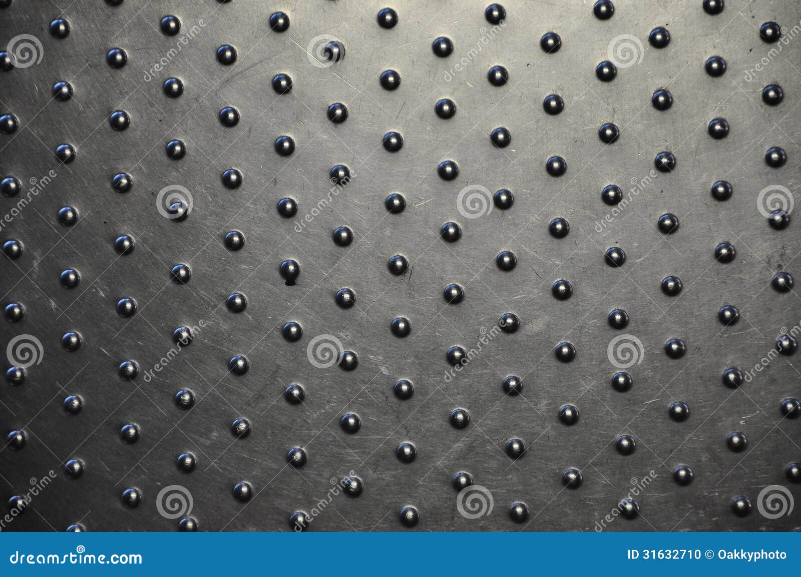 Scratched Many Round Metal Plate Texture Stock Photo - Image of ...