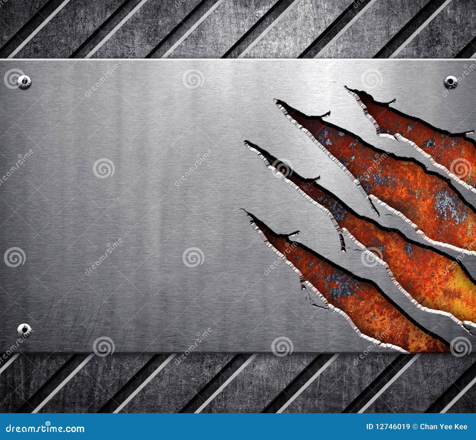 Scratched metal background stock illustration. Illustration of rusty ...