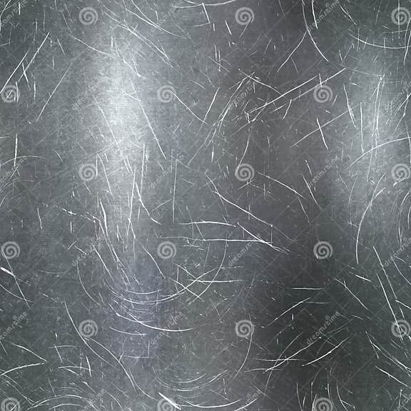 Scratched Metal Seamless Texture Stock Illustration - Illustration of ...