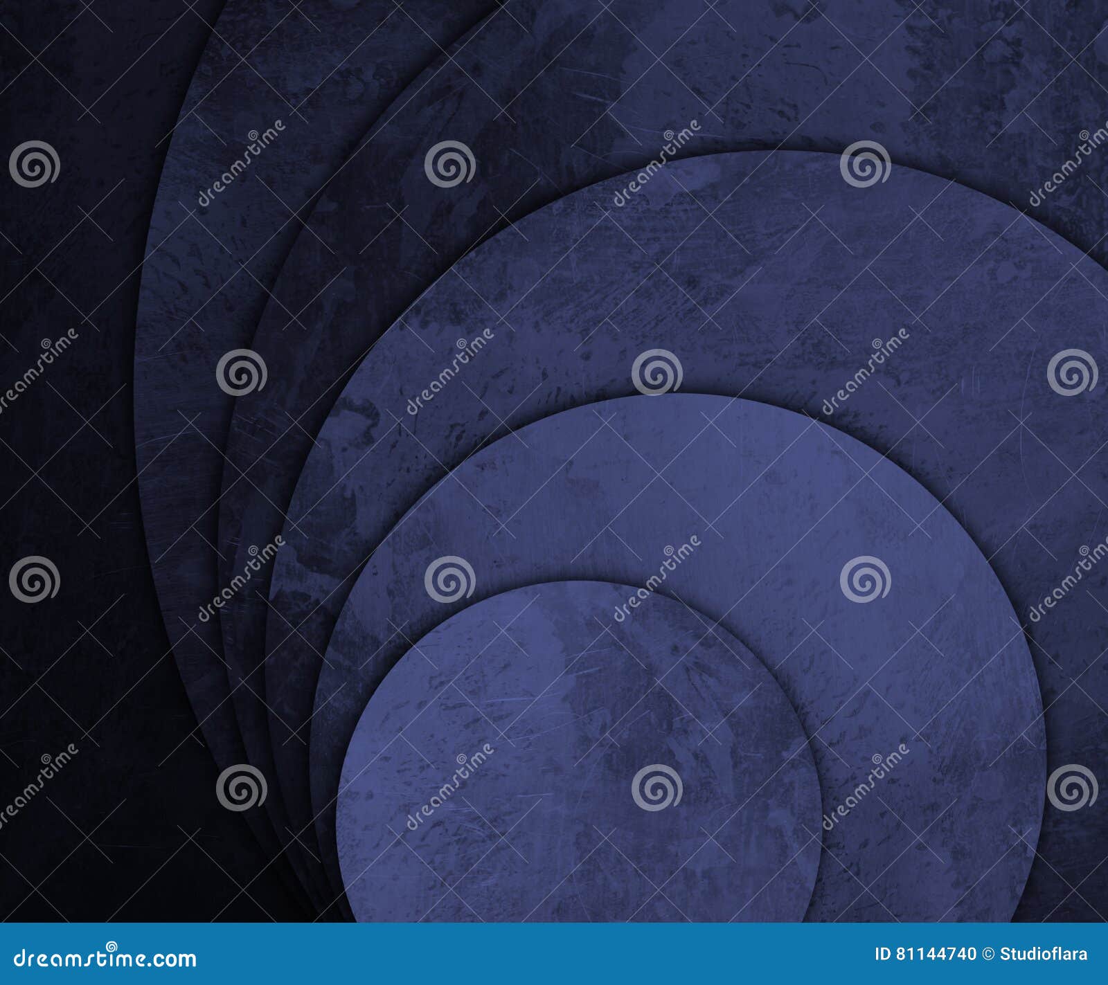 Scratched and Old Round Plates Stock Illustration - Illustration of ...