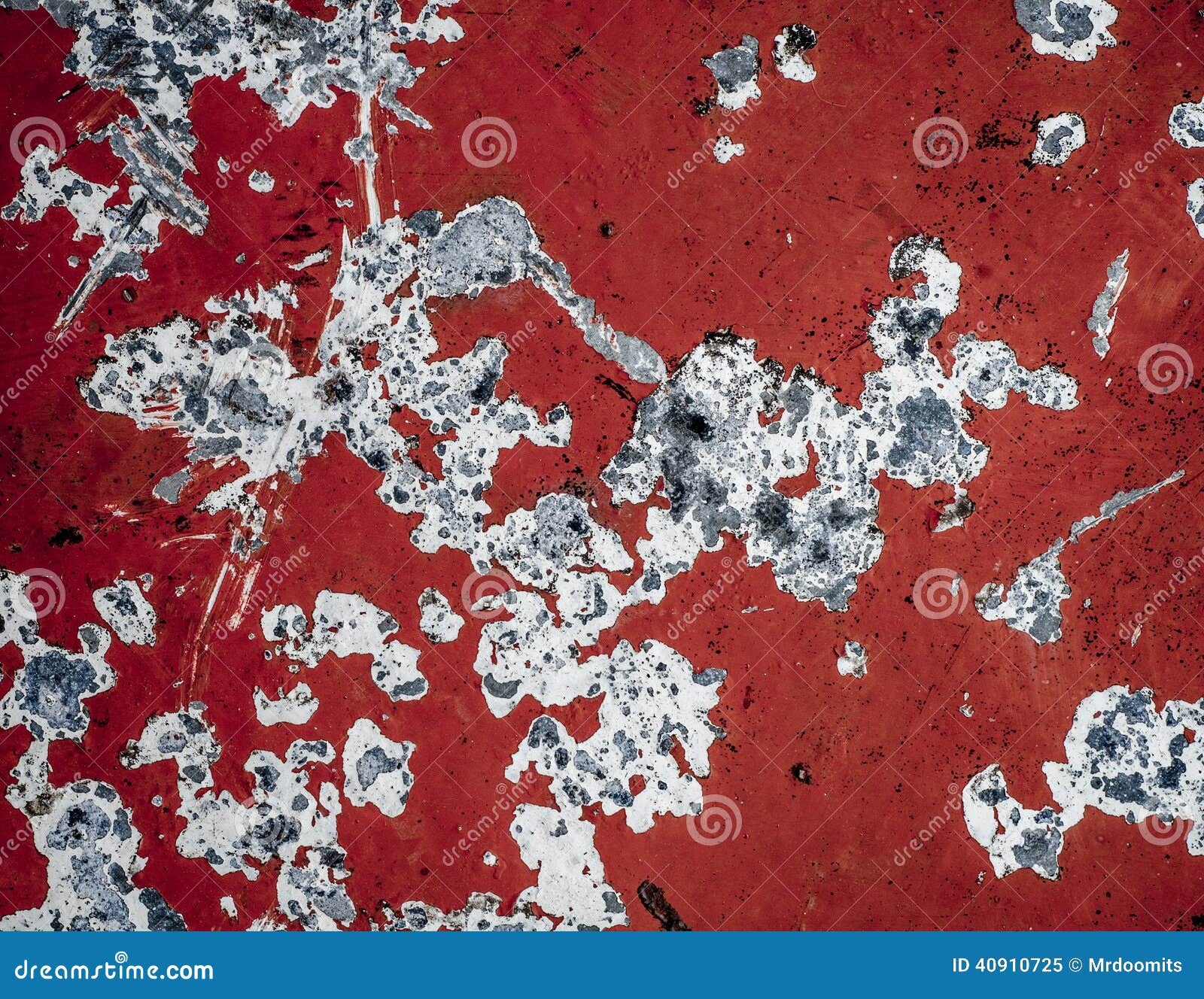 Scratched Red Metal Surface Stock Image - Image of paint, plate: 40910725