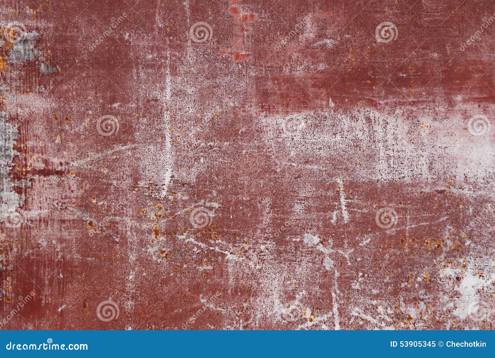 Scratched Red Metal Surface Stock Image - Image of scratched, texture ...