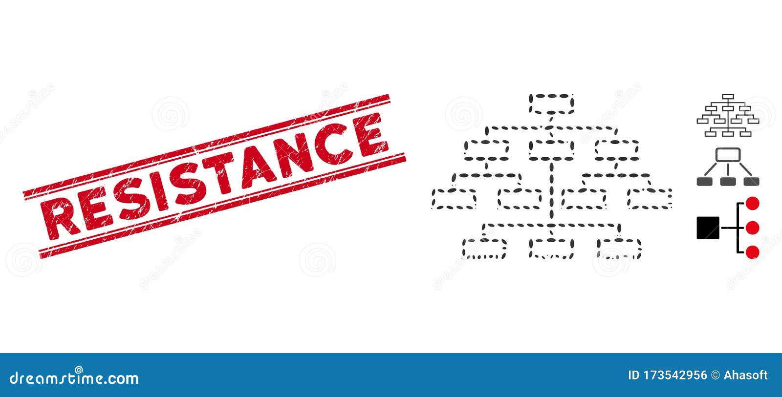 Scratched Resistance Is Futile Stamp And Multicolored Collage Shield ...