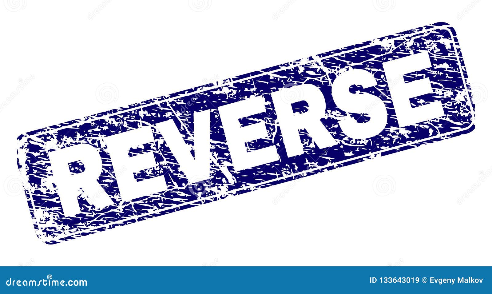 Scratched REVERSE Framed Rounded Rectangle Stamp Stock Vector ...