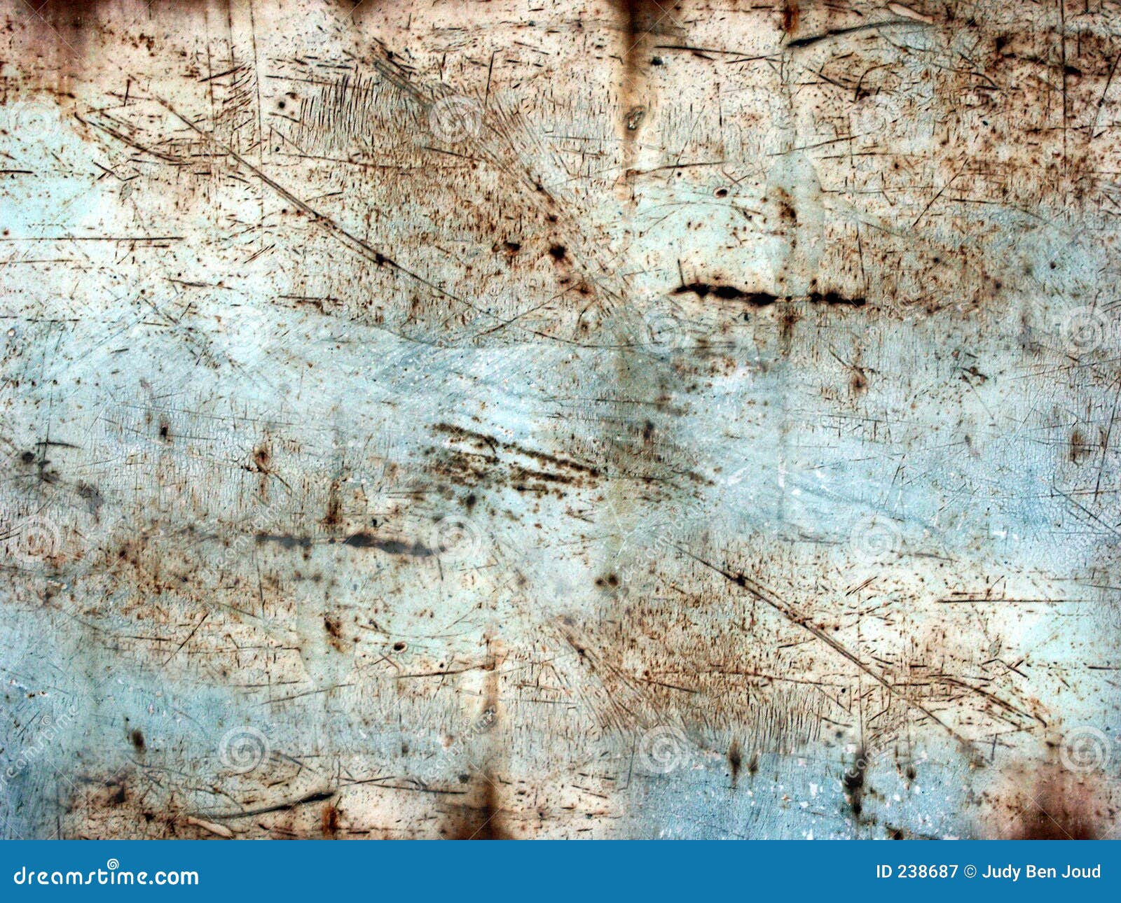 Scratched and rusty stock image. Image of metal, colors - 238687