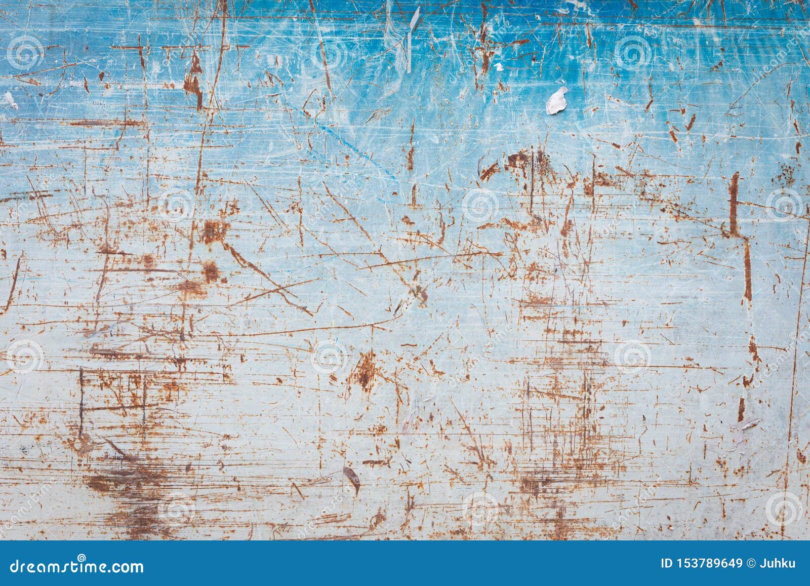 Scratched Rusty Metal Wall Texture Stock Image - Image of grungy ...
