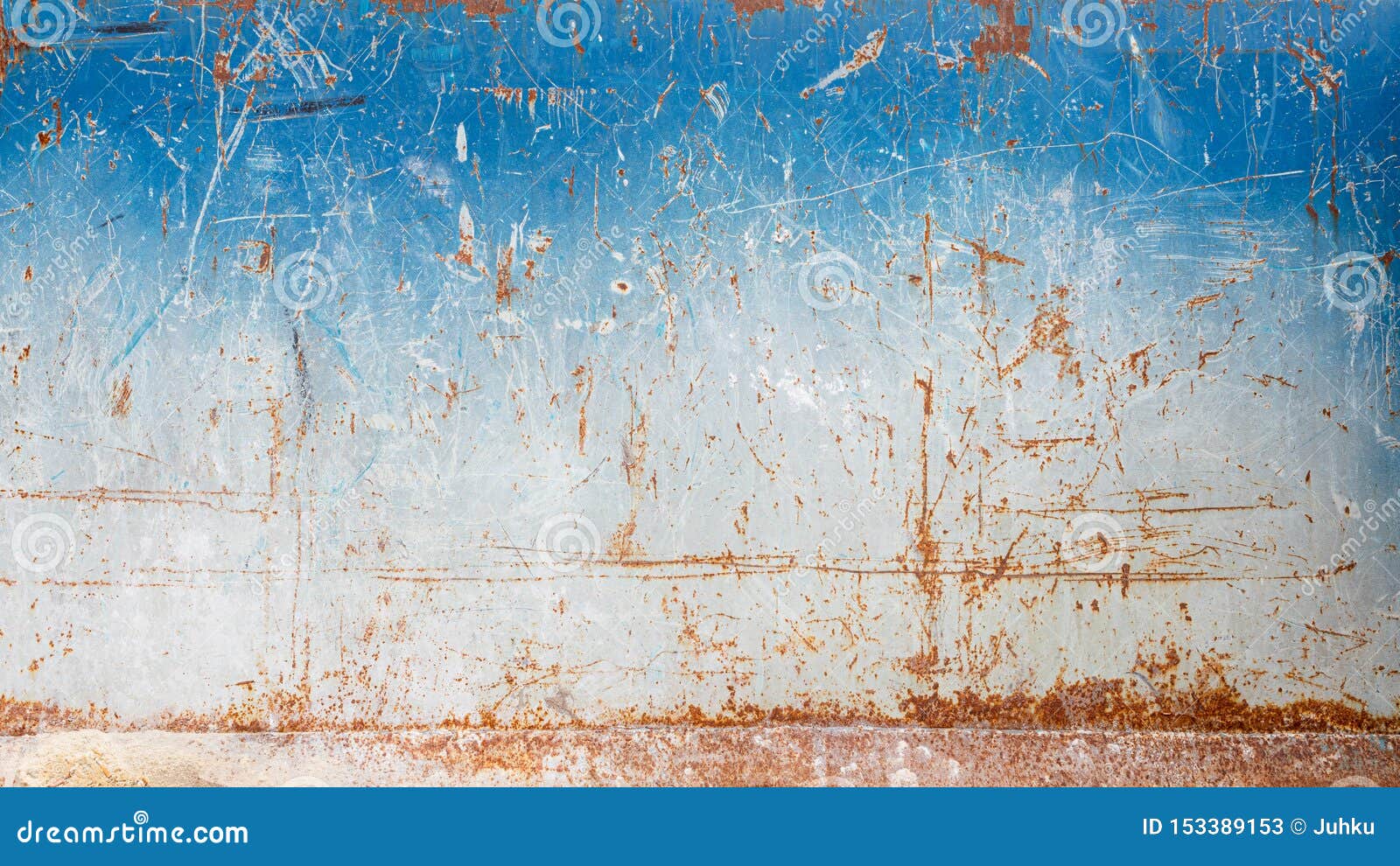 Scratched Rusty Metal Wall Texture Stock Image - Image of industrial ...