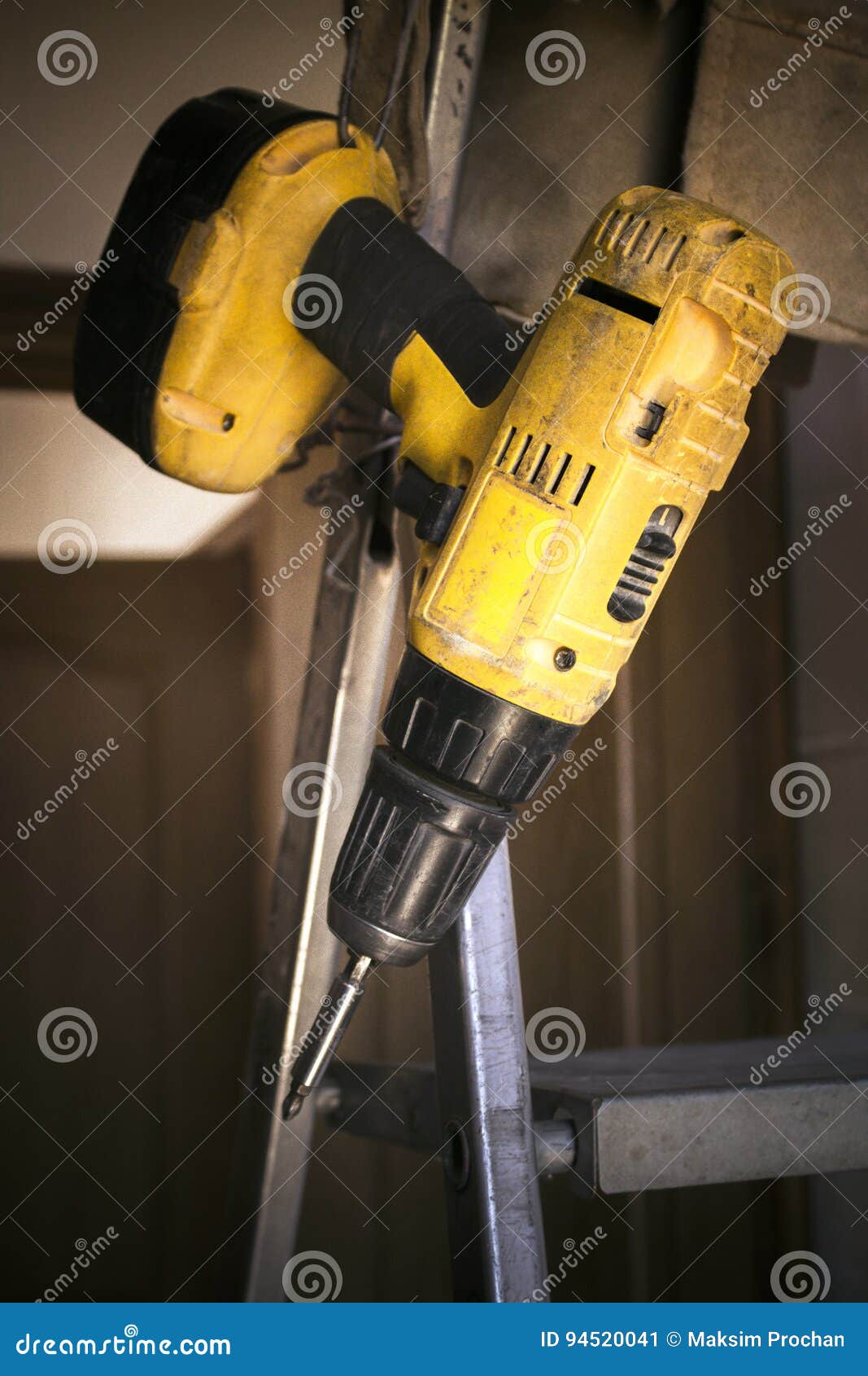 Scratched Screwdriver Hangs on a Belt for Tools Stock Image - Image of ...
