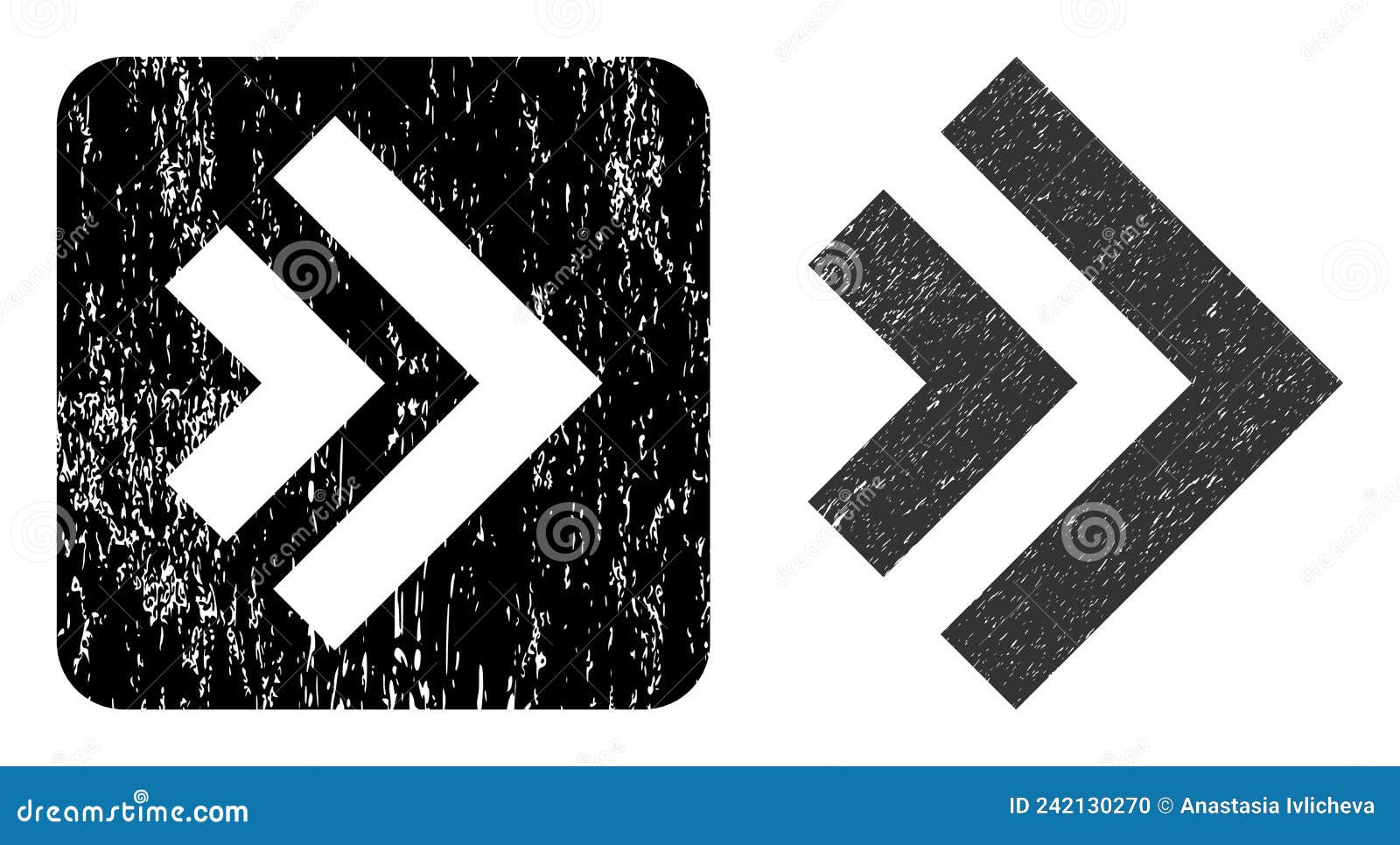 Scratched Shift Left Carved Seal Cartoon Vector | CartoonDealer.com ...