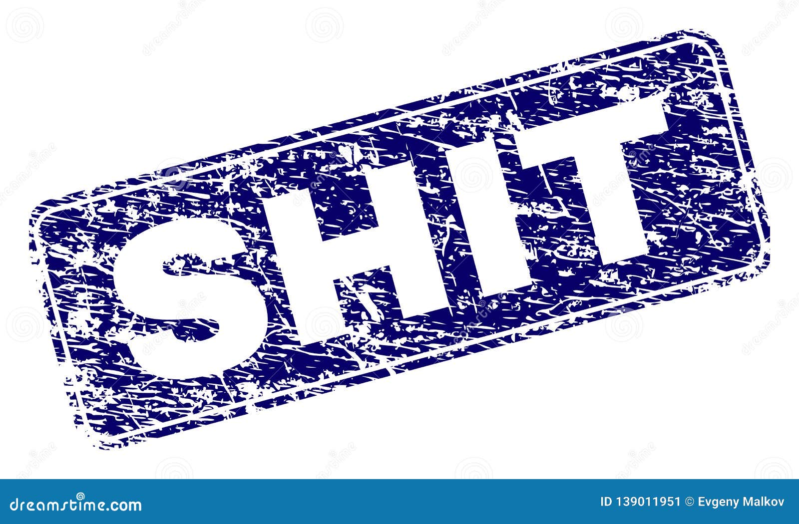 Scratched SHIT Framed Rounded Rectangle Stamp Stock Vector ...