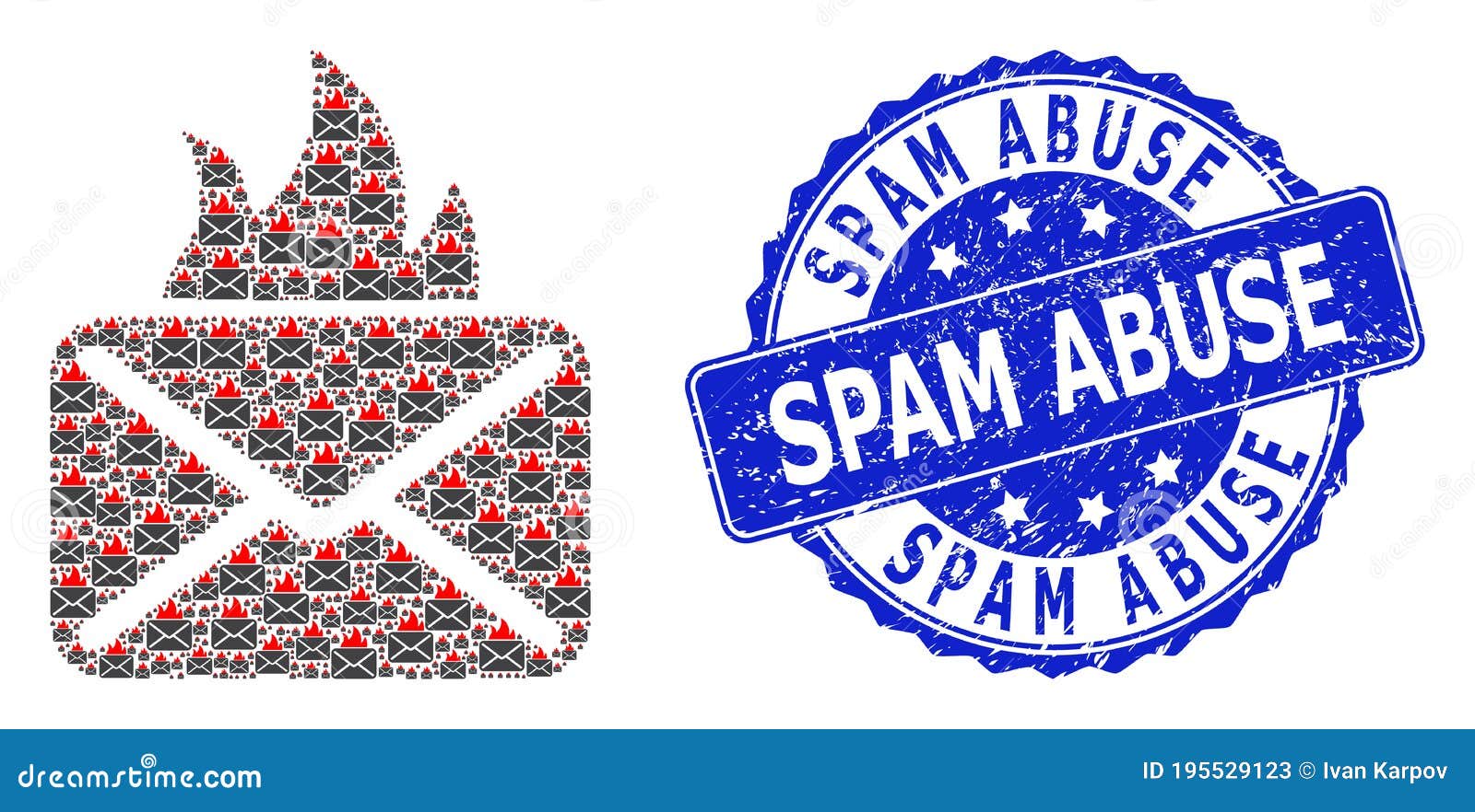 Scratched Spam Abuse Round Seal and Recursion Hot Mail Icon Mosaic ... Scratched Spam Abuse Round Seal and Recursion Hot Mail Icon Mosaic ...